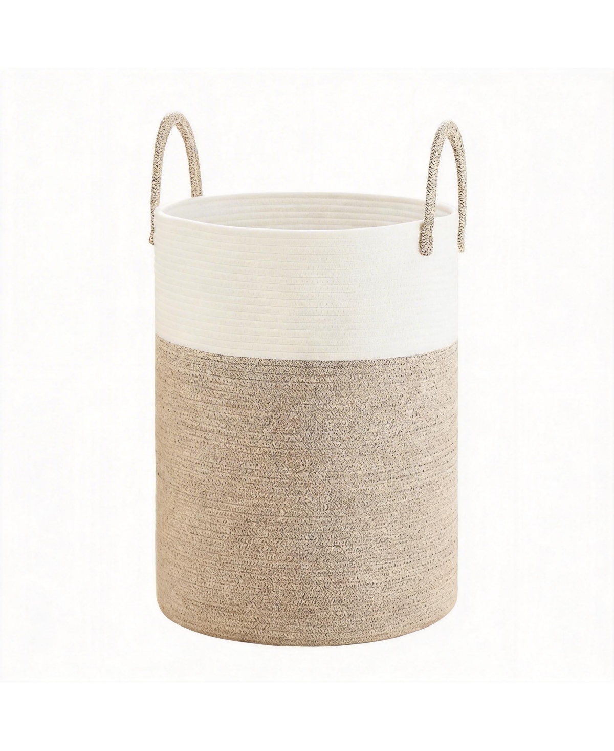 Click here for Gnuadz Woven Cotton Rope Hamper for Clothes Storag... prices