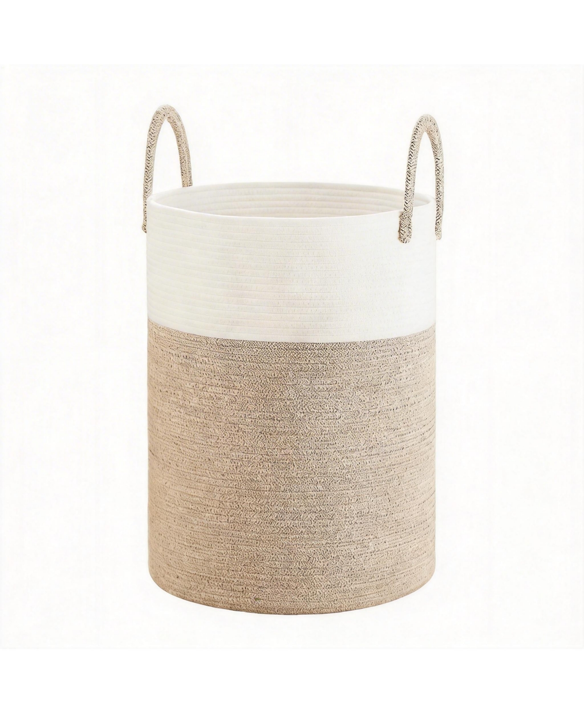 Click here for Gnuadz Woven Cotton Rope Hamper for Clothes Storag... prices
