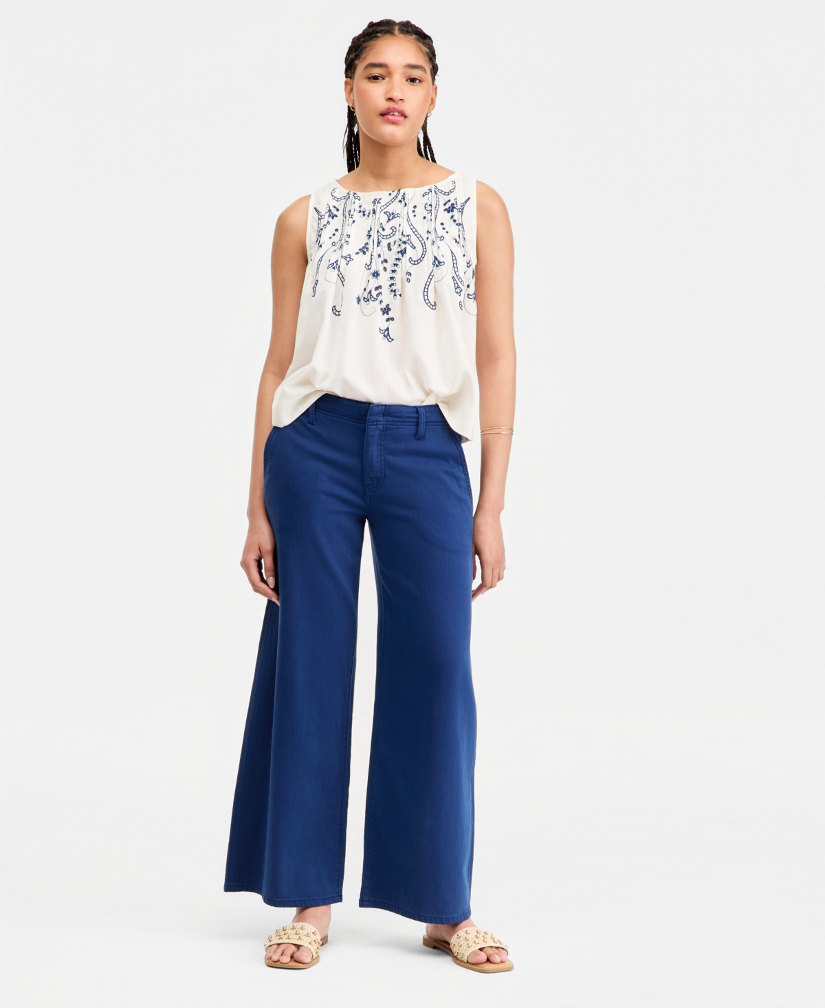 Click here for Liverpool Los Angeles Womens Weekender Wide-Leg Pa... prices