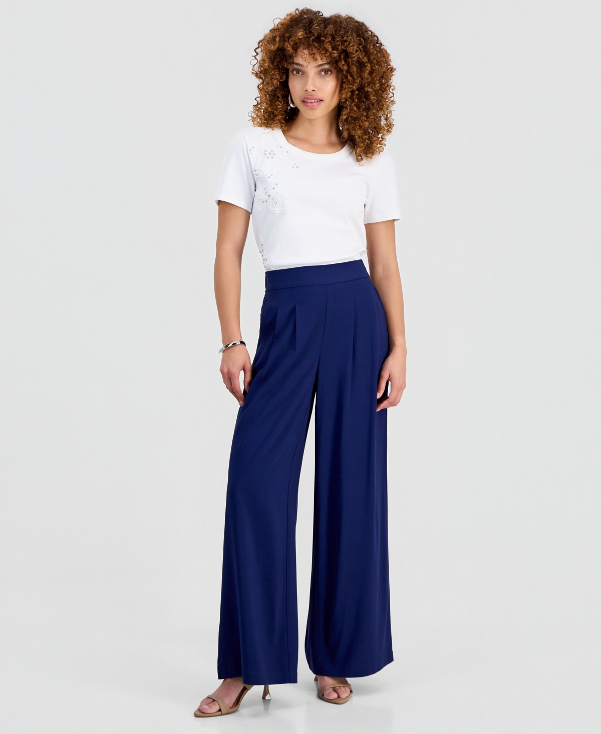 Click here for I.n.c. International Concepts Petite Pleated Pull-... prices