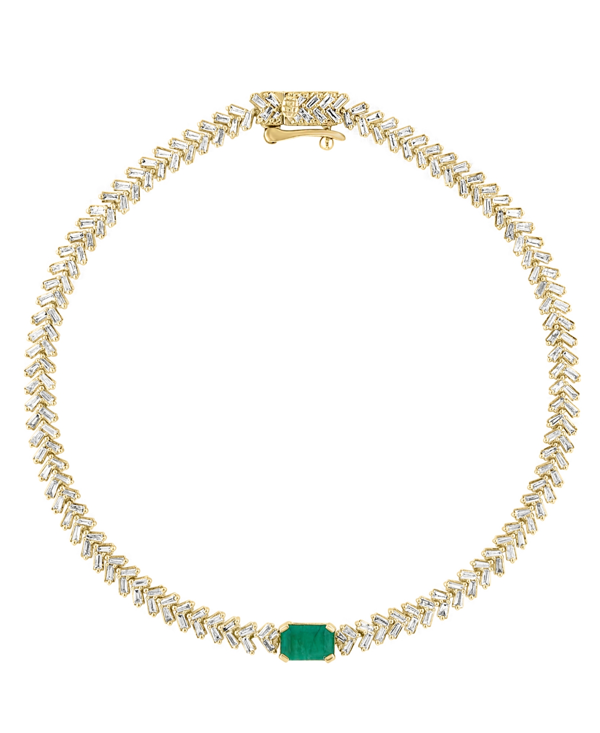 Click here for Lali Jewels Emerald (1/2 ct. t.w.) and Diamond (1-... prices