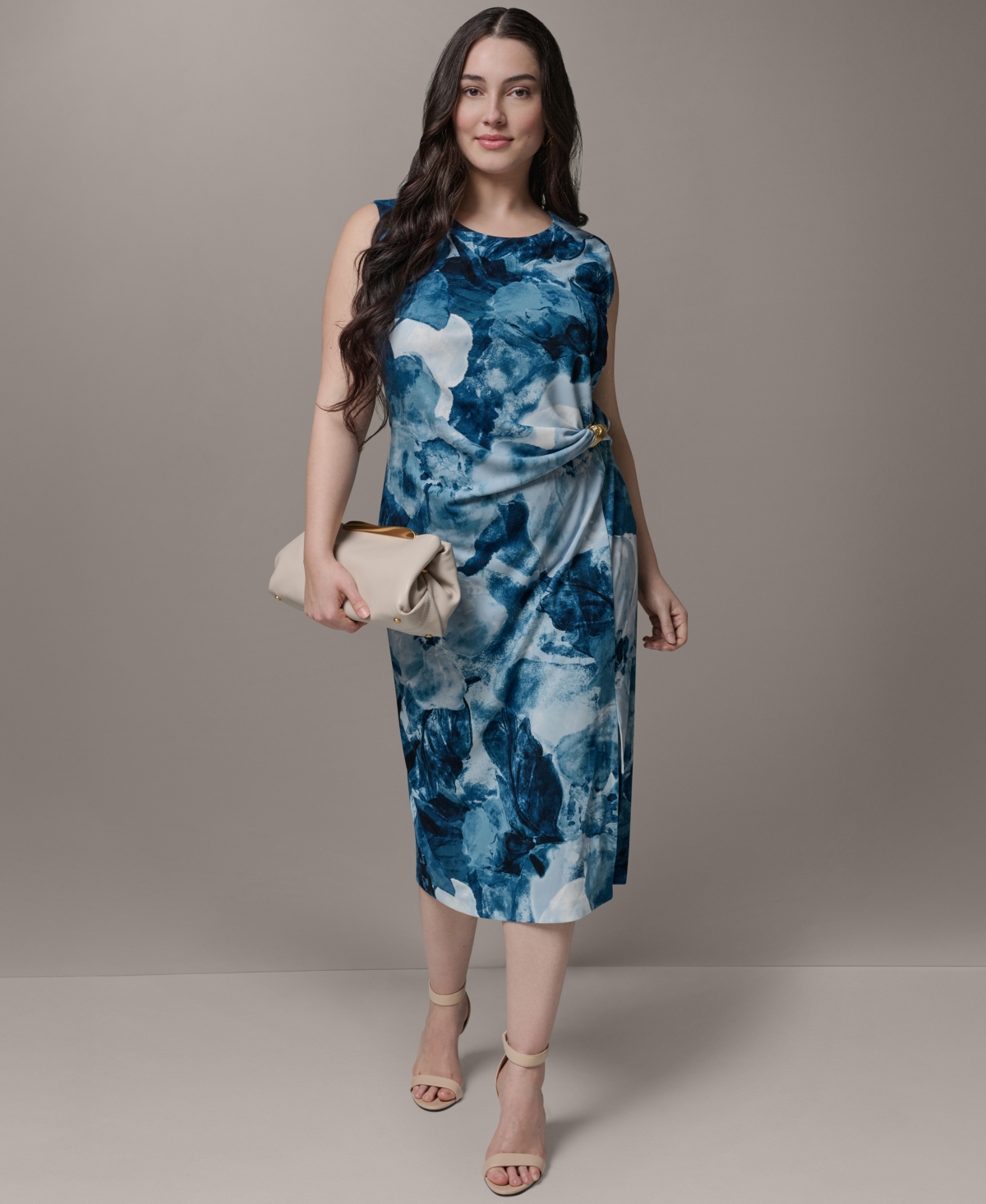 Click here for Donna Karan New York Plus Size Ribbed Knot Hardwar... prices