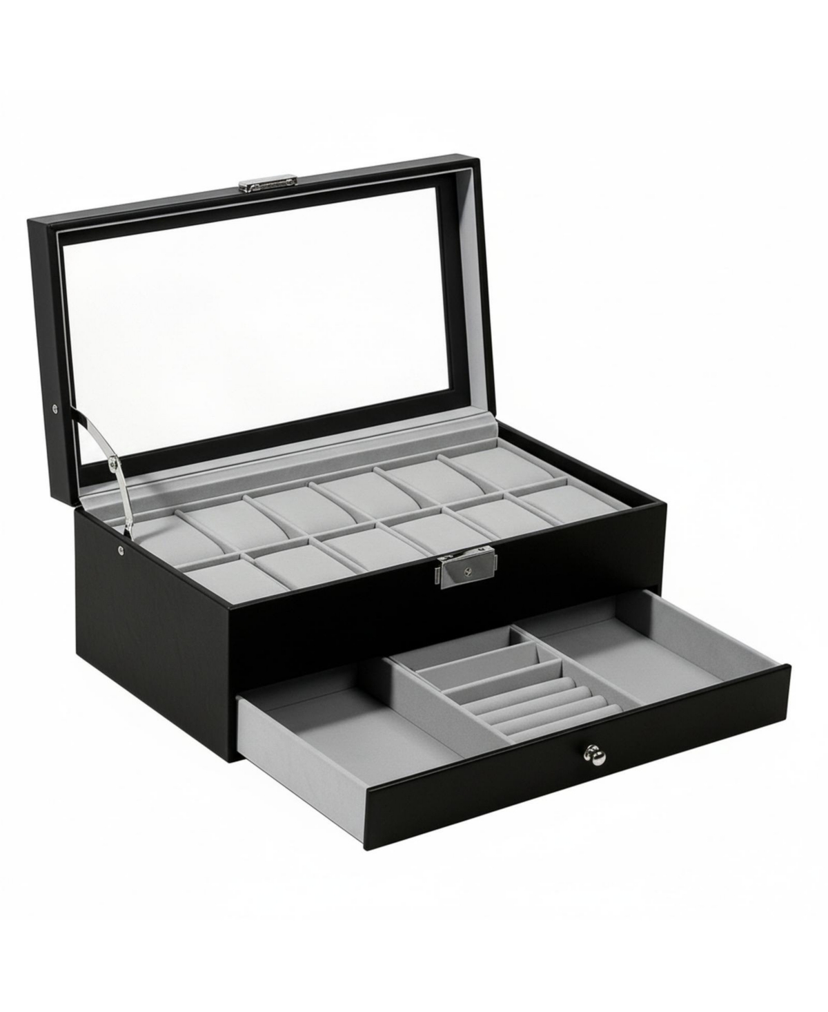 Click here for Yigii 12 Slot Watch Box Display Organizer Leather... prices