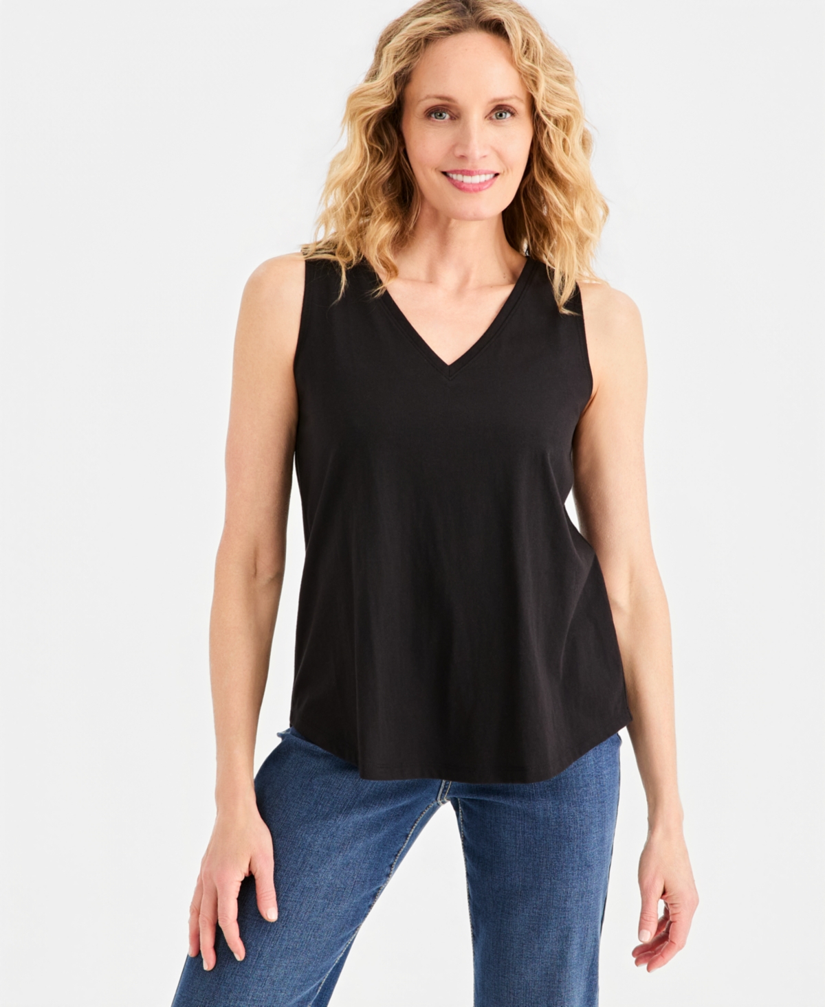 Click here for Style & Co Womens V-Neck Tank Top  Macys Exclusive... prices
