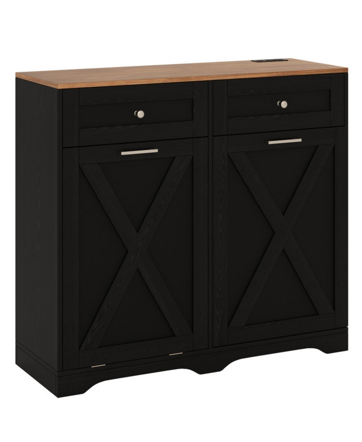 Click here for Gouun 39.5 x 36 in Tilt-Out Trash Can Cabinet with... prices