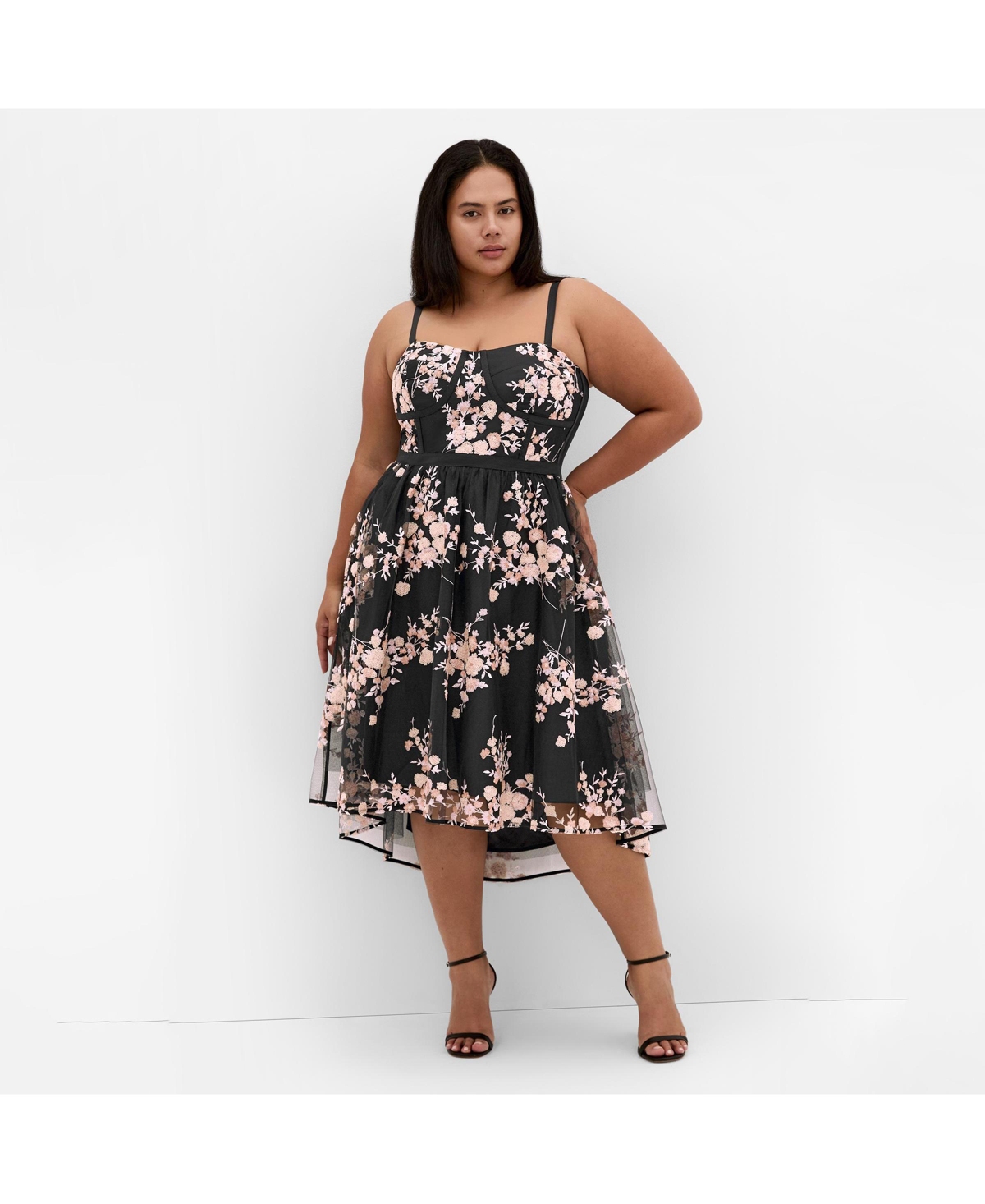 Click here for City Chic Womens Ambrosia Strapless Tulle Dress -... prices