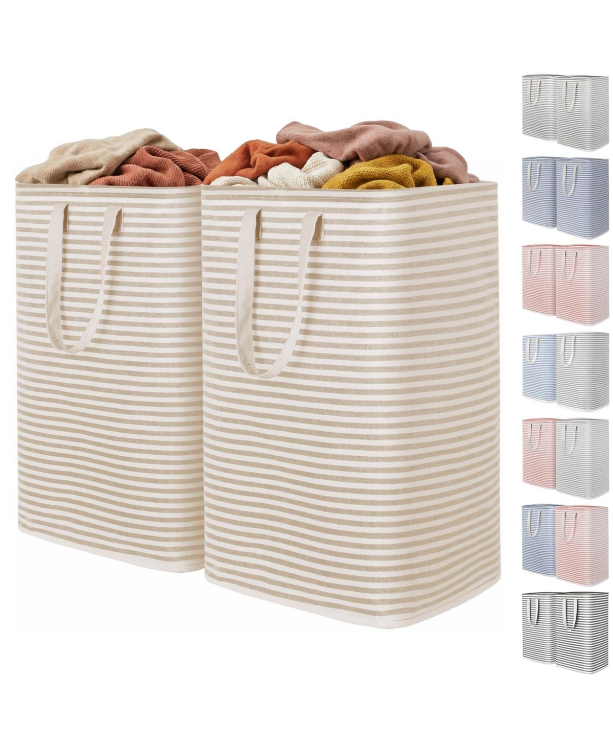 Click here for Gnuadz 2 Peice Laundry Basket Collapsible Hamper w... prices
