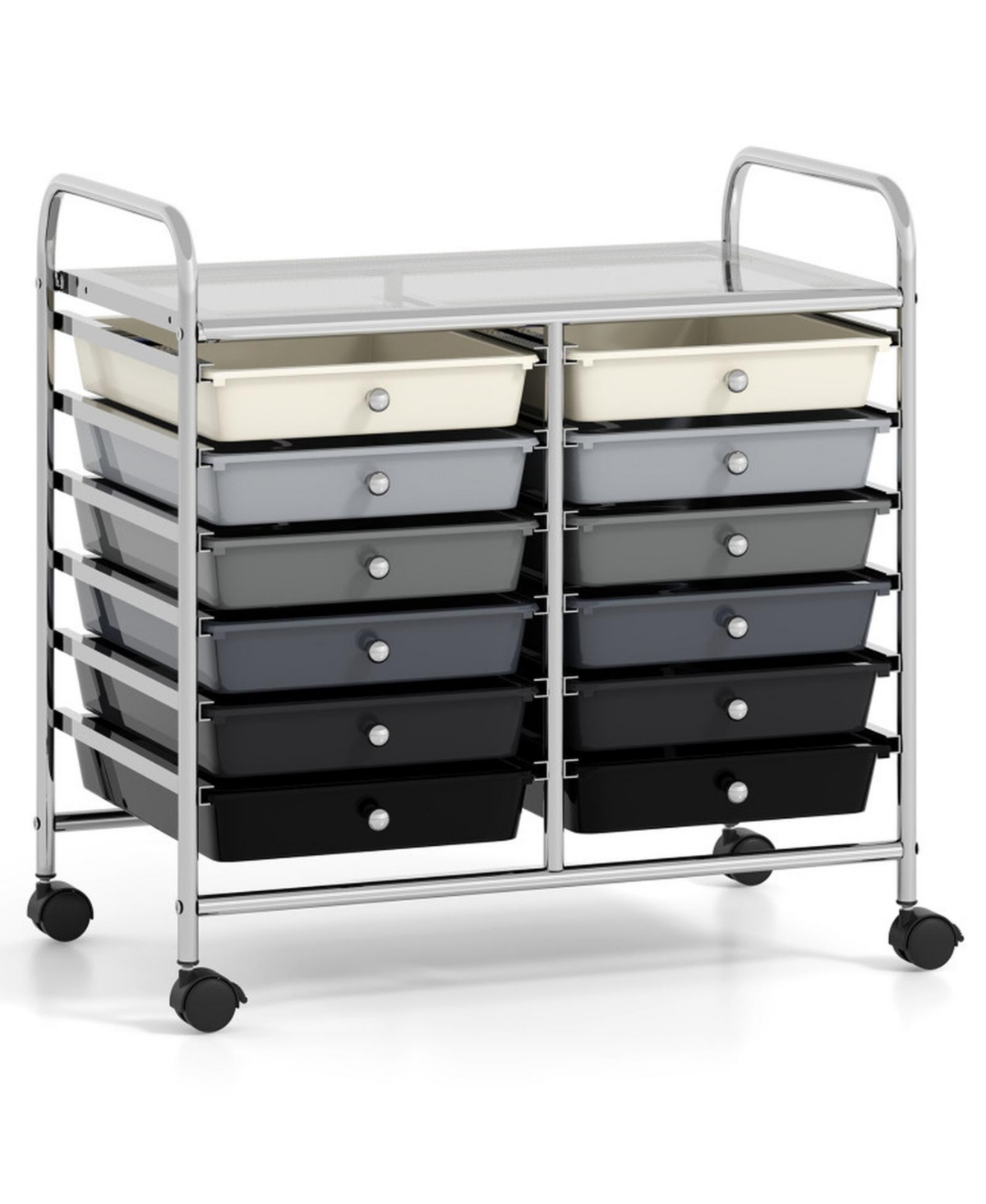 Click here for Gouun 12-Drawer Mobile Storage Trolley with Visibl... prices