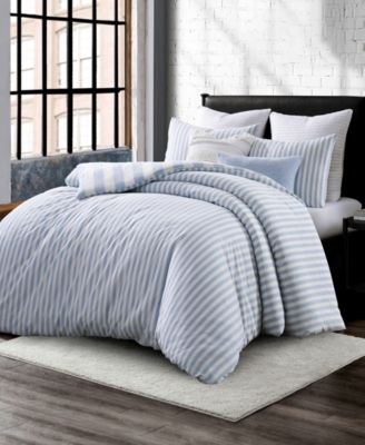 Click here for Dkny Reversible Stripe Vintage Washed Cotton Duvet... prices