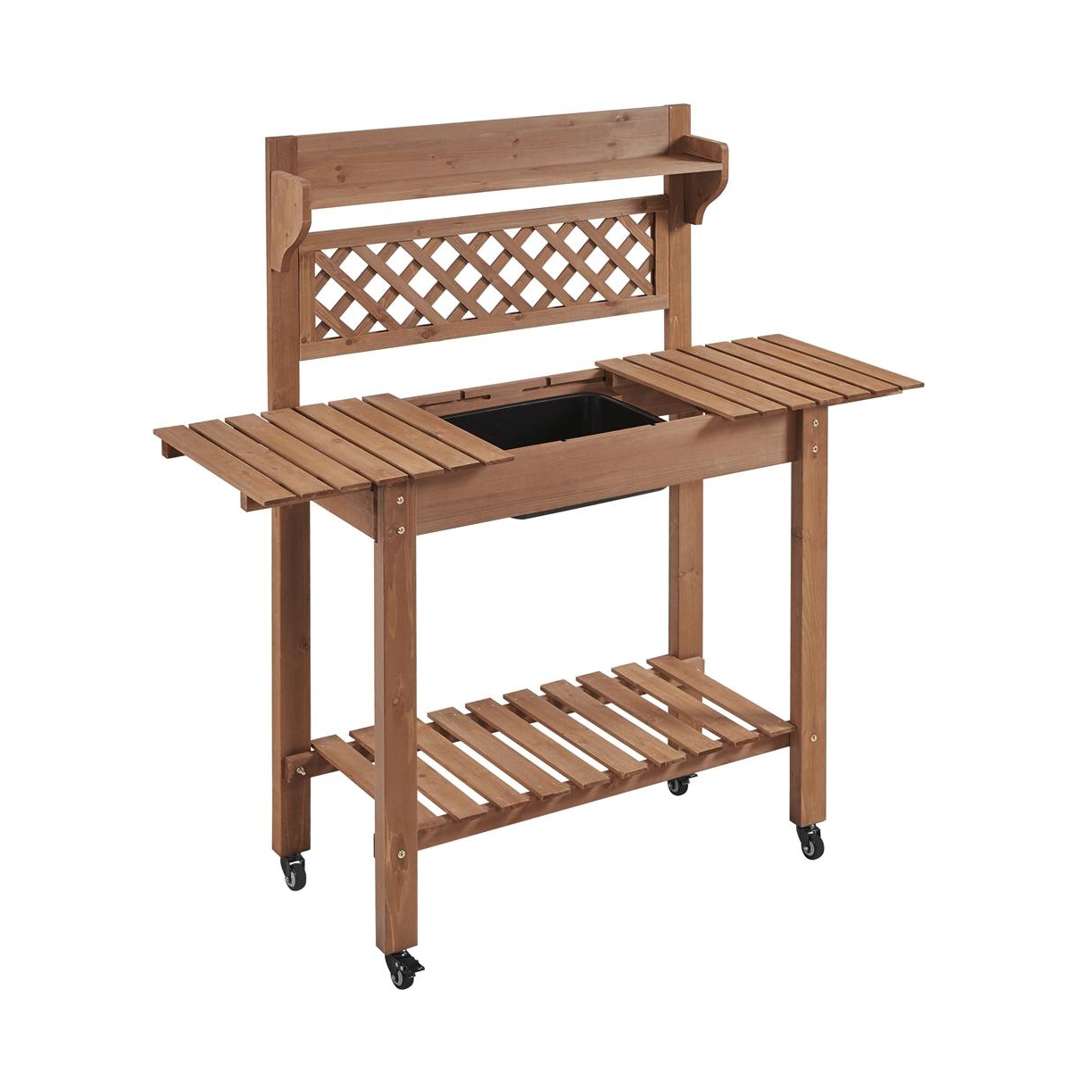 Click here for Yaheetech Rolling Garden Potting Bench with Slidin... prices