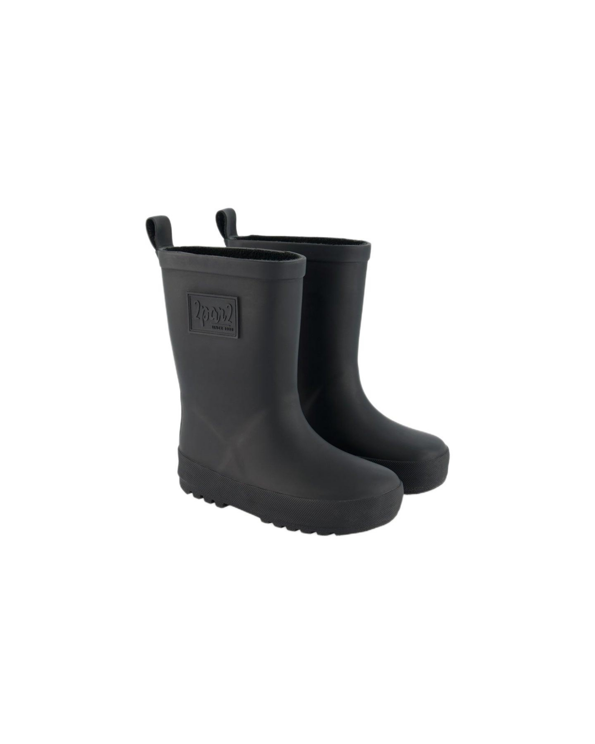 Click here for Deux par Deux Kids Unisex Rain Boots - Black prices