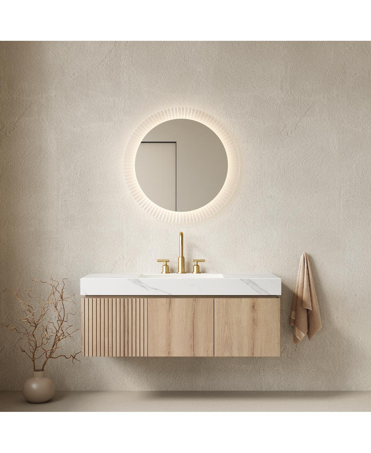 Click here for Sillysis Wall Mounted Bathroom Vanity with Carrara... prices