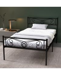 Click here for Homfan Bed Frame With Adjustable Headboard prices