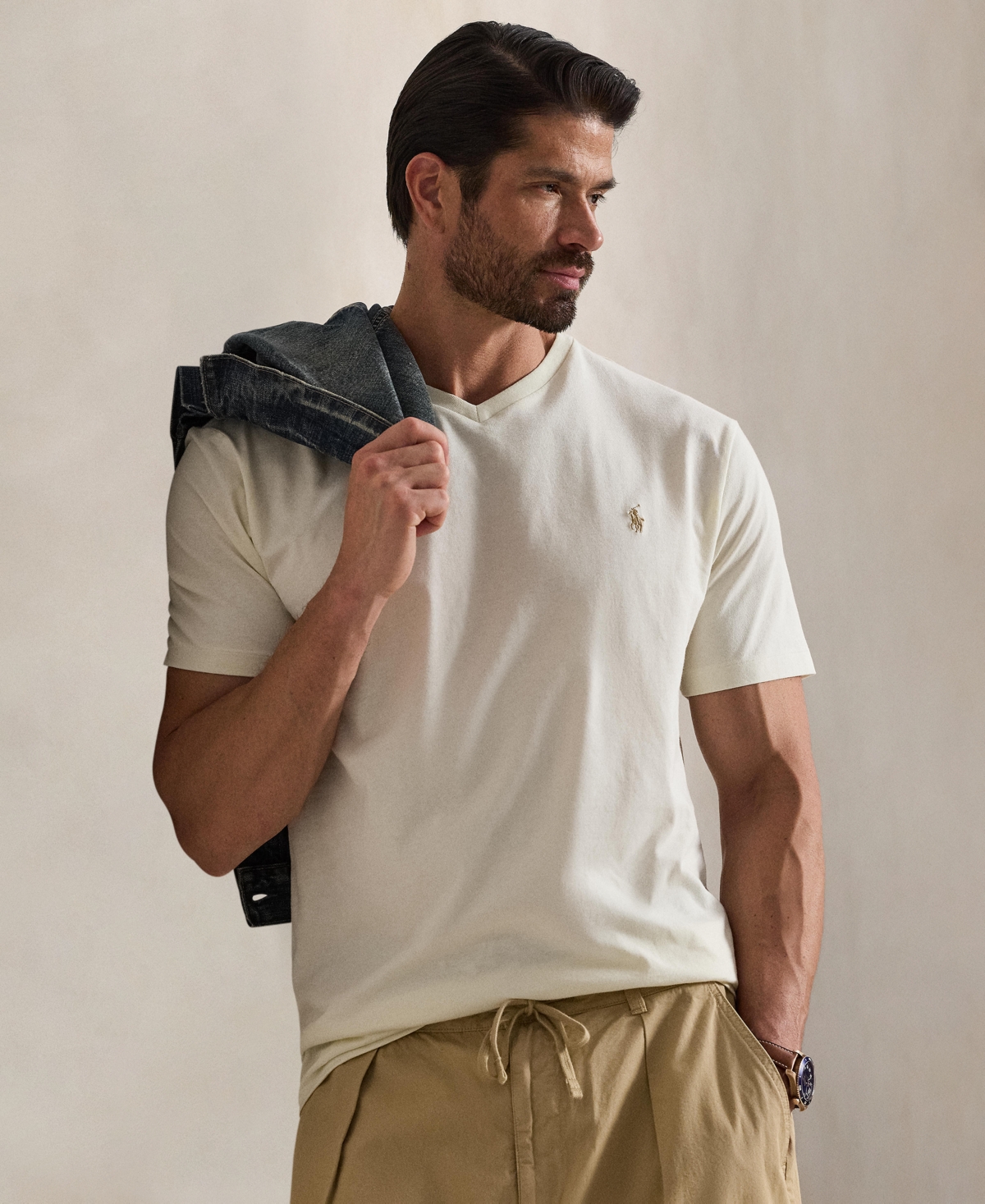 Click here for Polo Ralph Lauren Mens Big & Tall Classic Fit V-Ne... prices