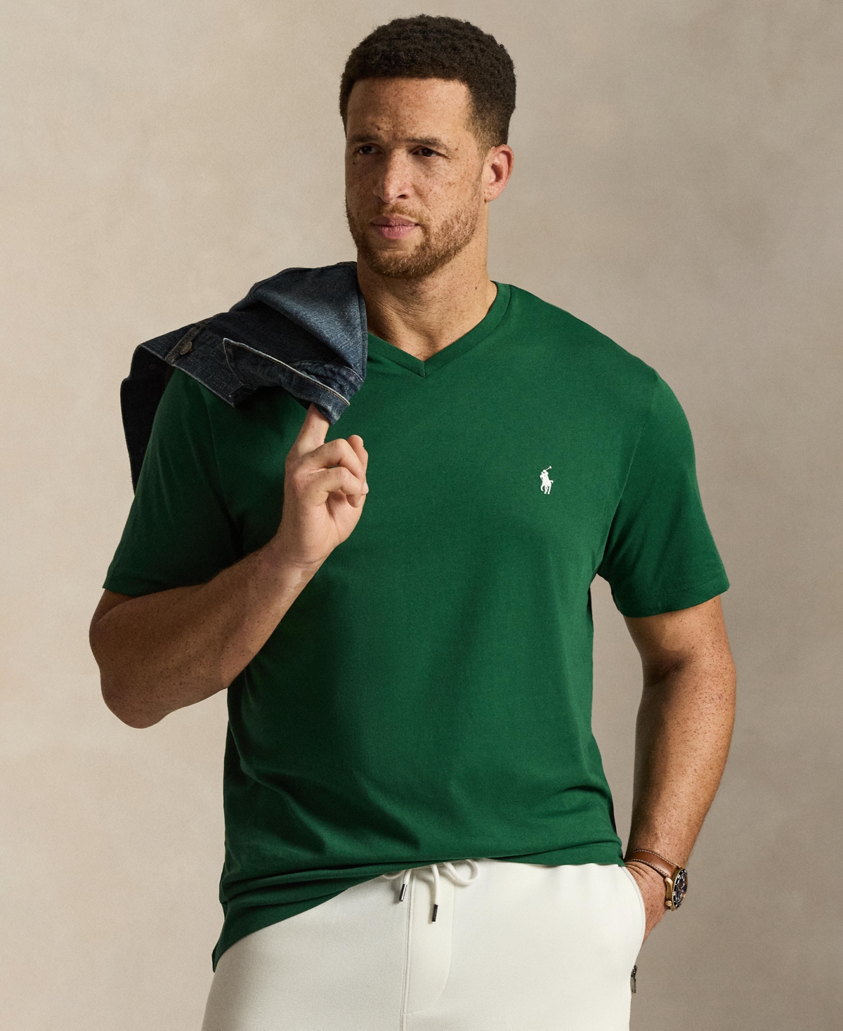 Click here for Polo Ralph Lauren Mens Big & Tall Classic Fit V-Ne... prices