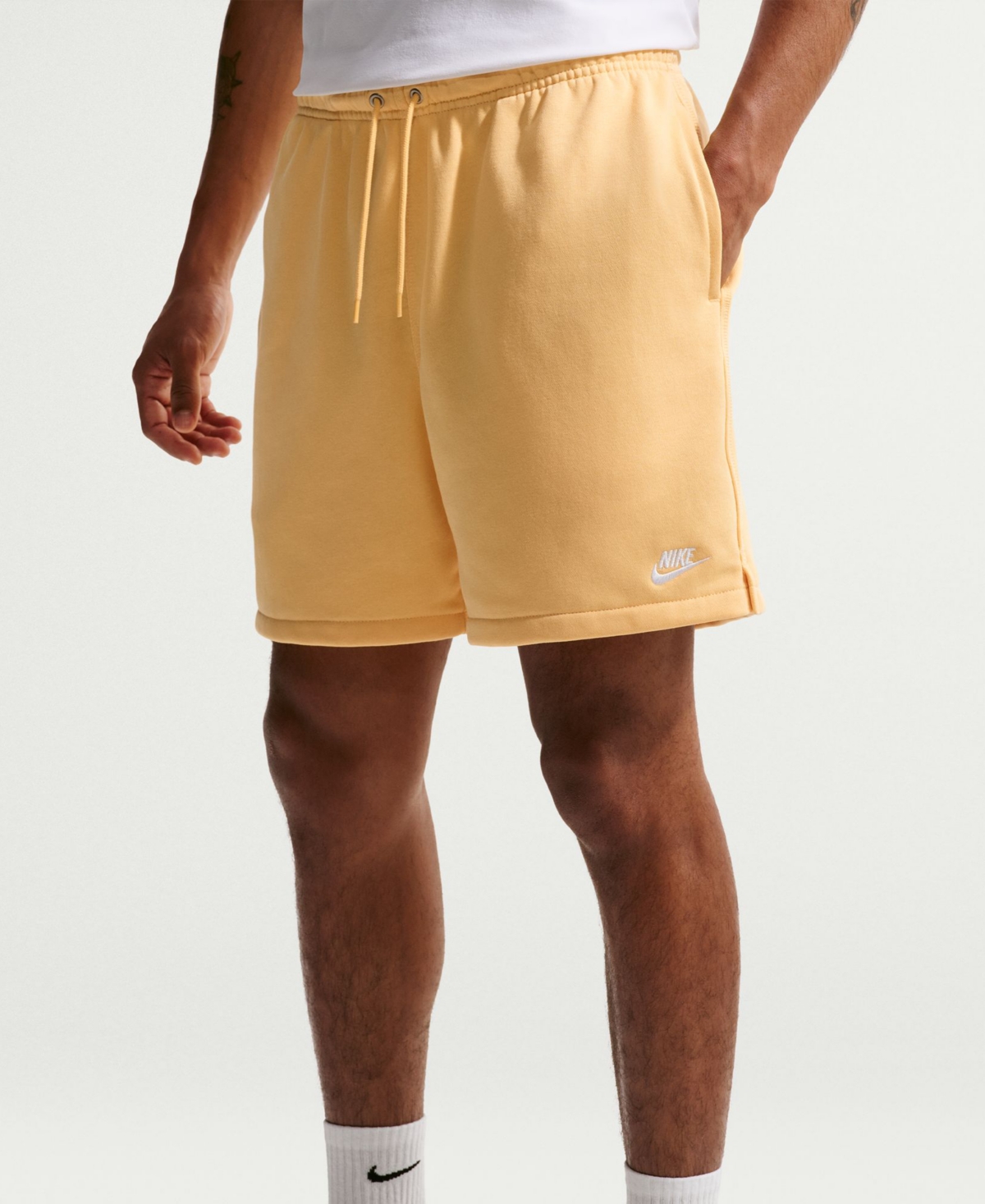 Click here for Nike Mens Club French Terry Flow Shorts - Topaz Go... prices