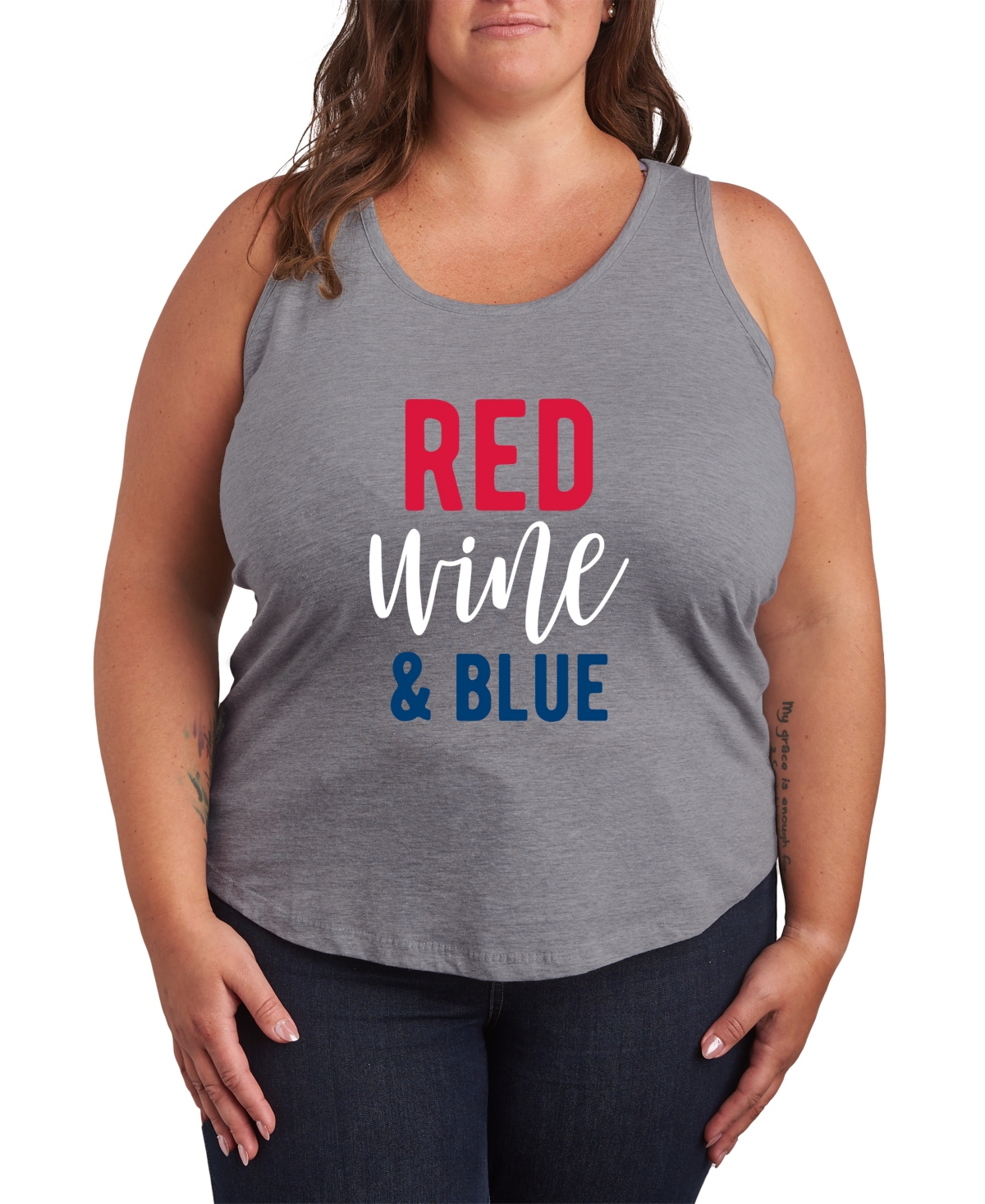Click here for Hybrid Apparel Plus Size Instant Message Red Wine... prices