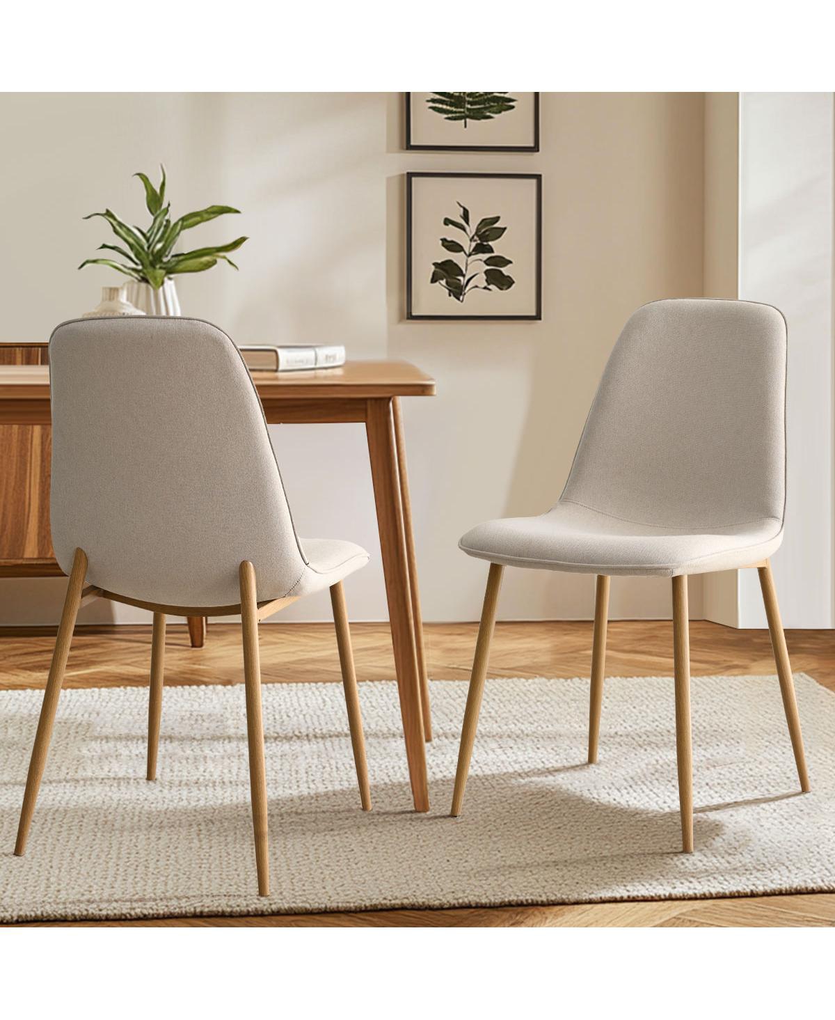 Click here for Maison Boucle 19.5 Seat Height Linen Dining Side C... prices