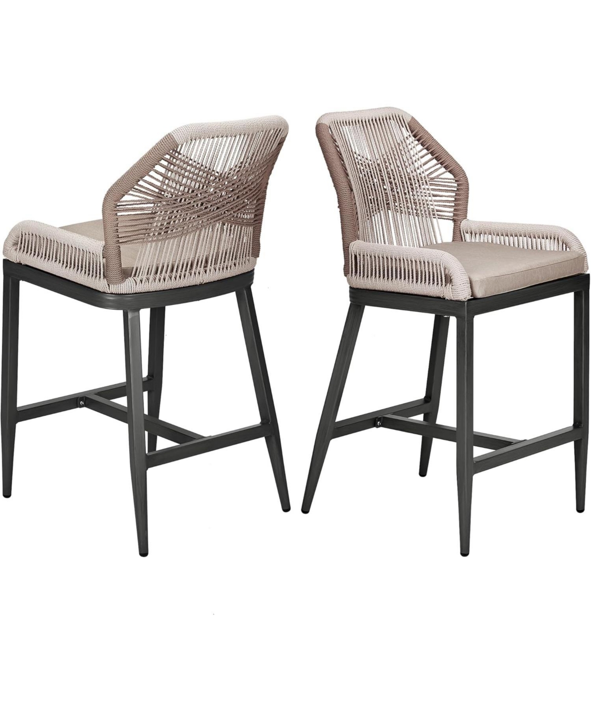 Click here for gaomon Dining Chair Outdoor Bar Stools Set of 2 -... prices