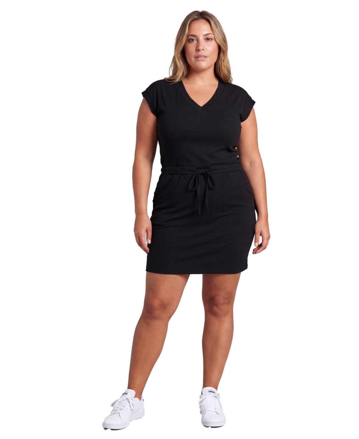 Click here for 24seven Comfort Apparel Plus Size Curvy Ribbed Kni... prices