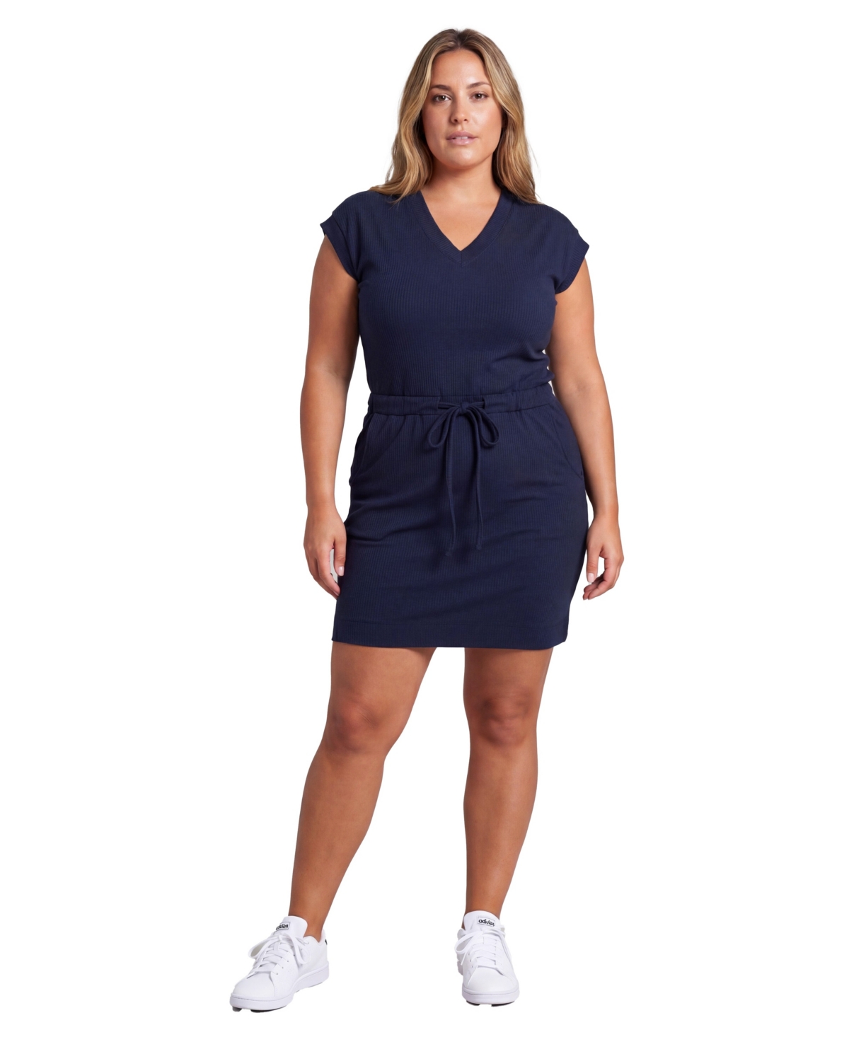 Click here for 24seven Comfort Apparel Plus Size Curvy Ribbed Kni... prices