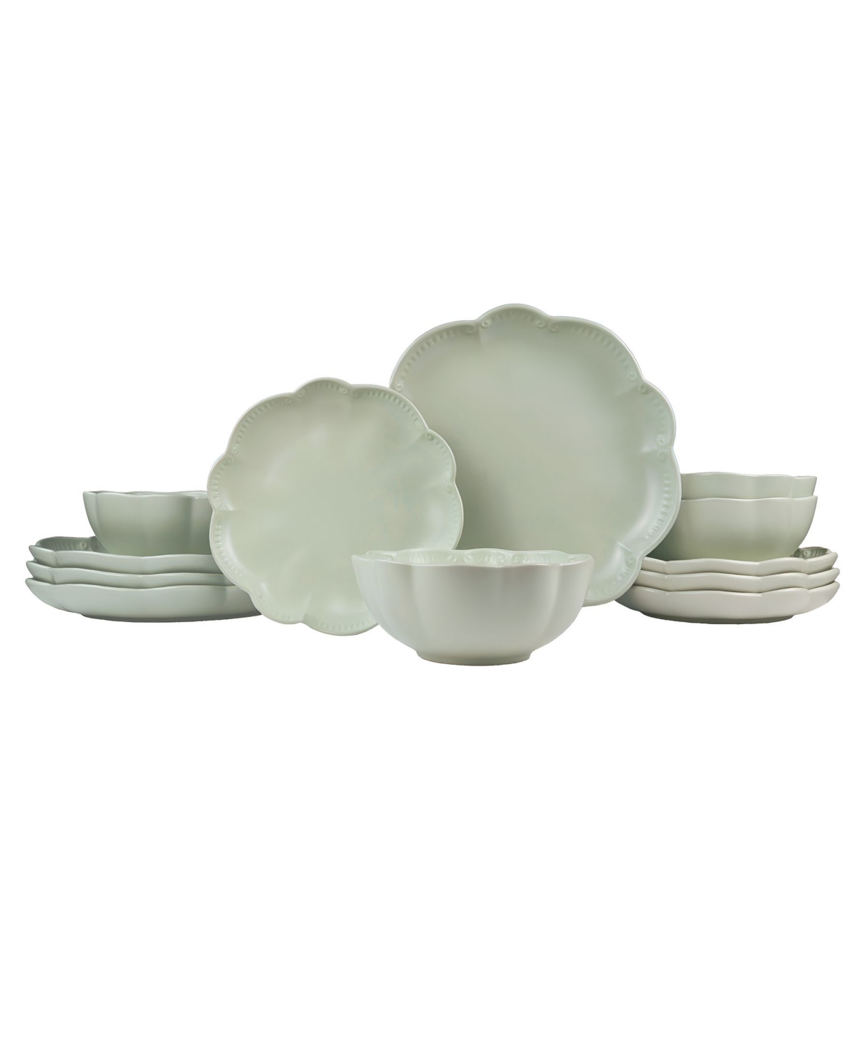 Click here for Sango Bethany Green 12-Pc. Dinnerware Set  Service... prices