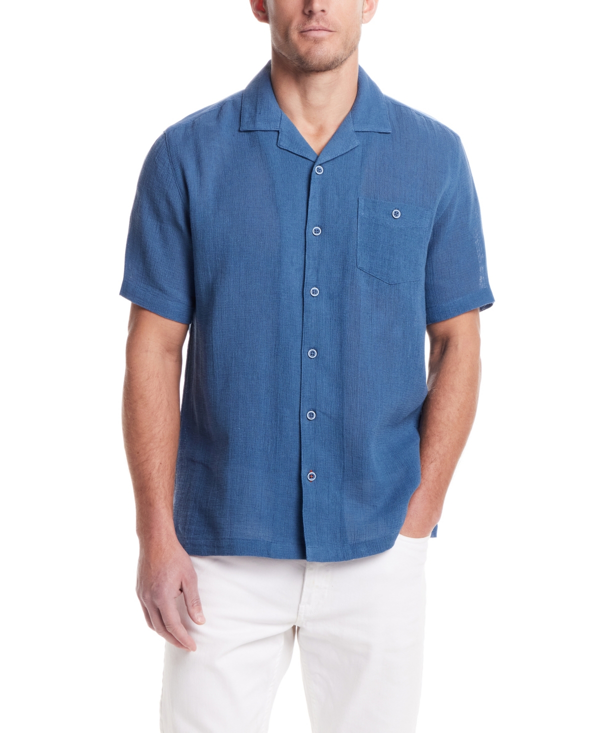 Click here for Weatherproof Vintage Mens Airtex Regular-Fit Textu... prices