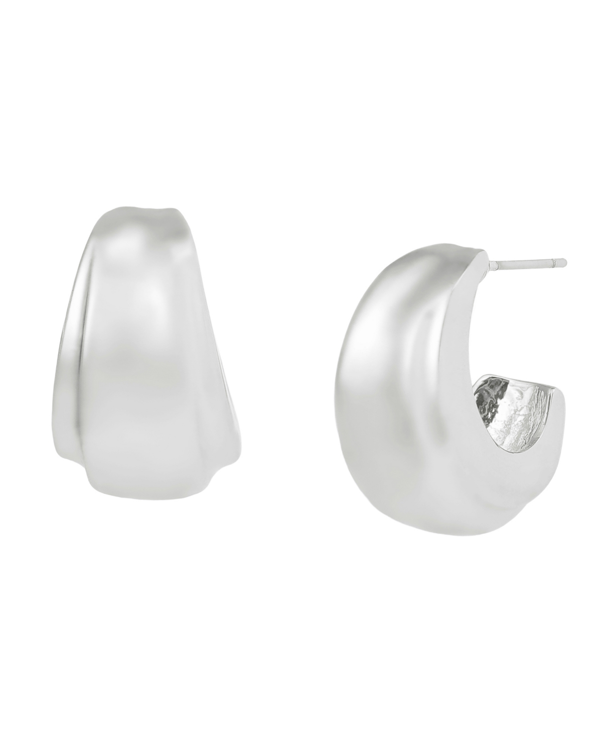 Click here for Robert Lee Morris Soho Chubby Huggie Earrings - Si... prices