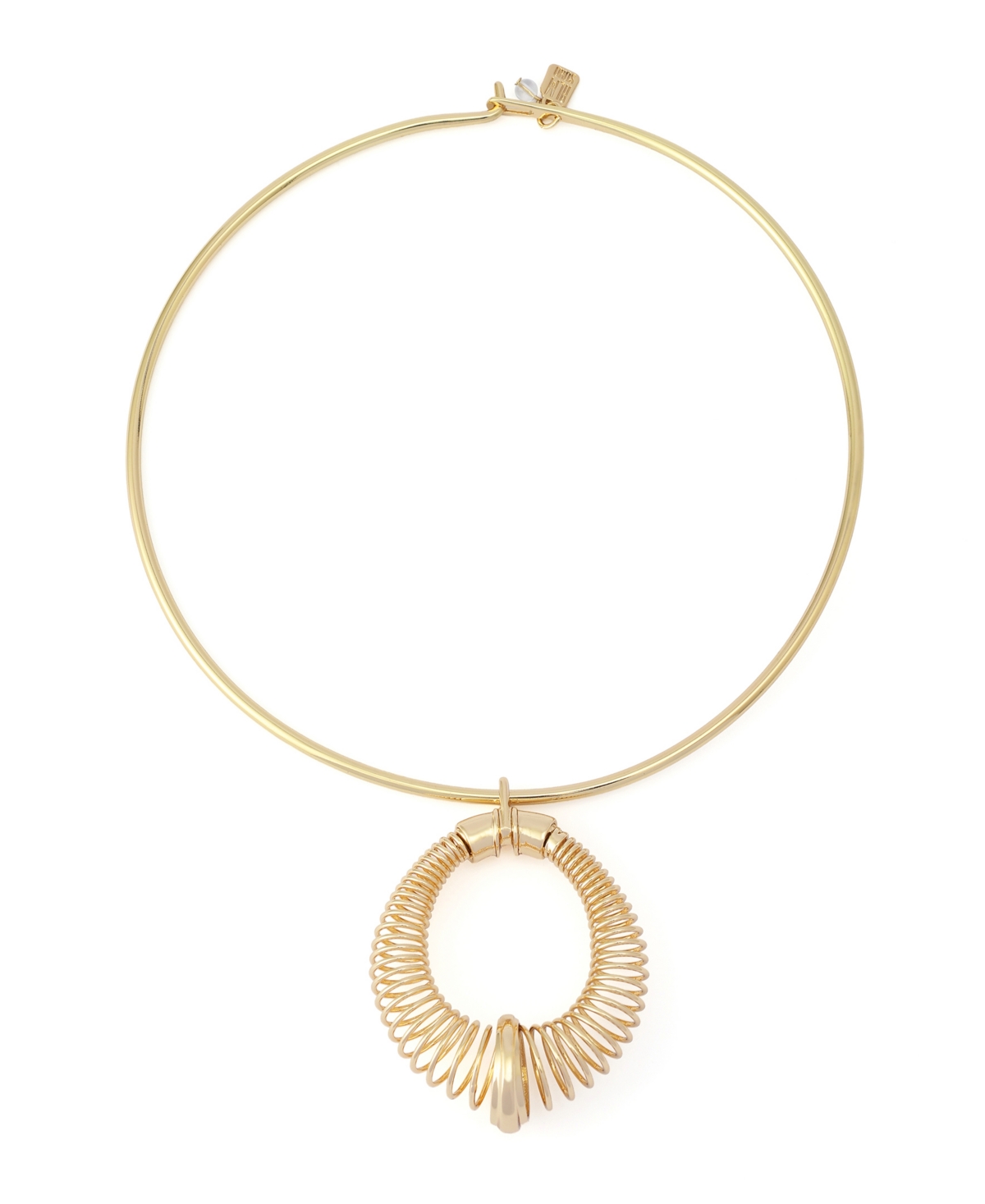 Click here for Robert Lee Morris Soho Gold Coiled Pendant Wire Ne... prices