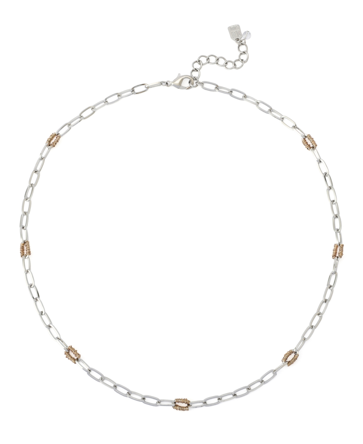 Click here for Robert Lee Morris Soho Two-Tone Paper Clip Chain N... prices