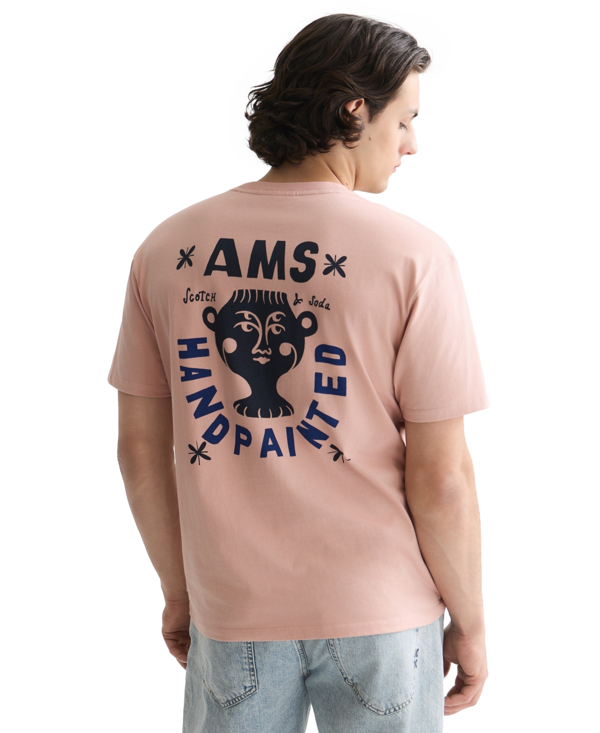 Click here for Scotch & Soda Mens Short-Sleeve Crewneck Cotton T-... prices