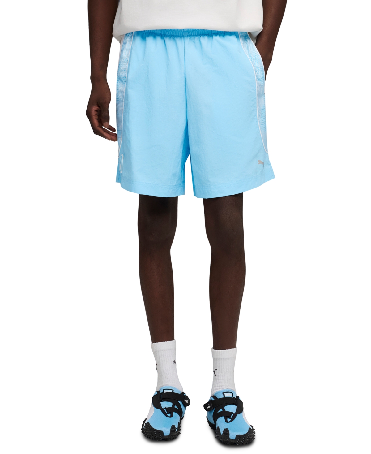 Click here for Puma Mens Pumatech-x Regular-Fit Shorts - Vibrant... prices