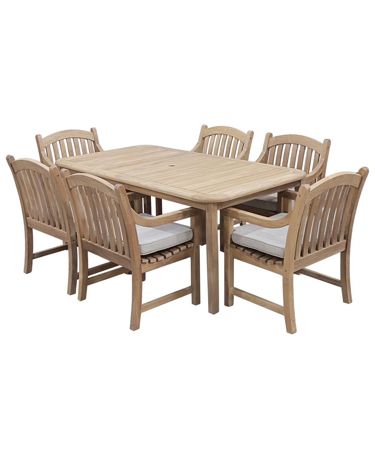 Click here for Bristol 118 Rectangle Extension Outdoor Dining Set... prices