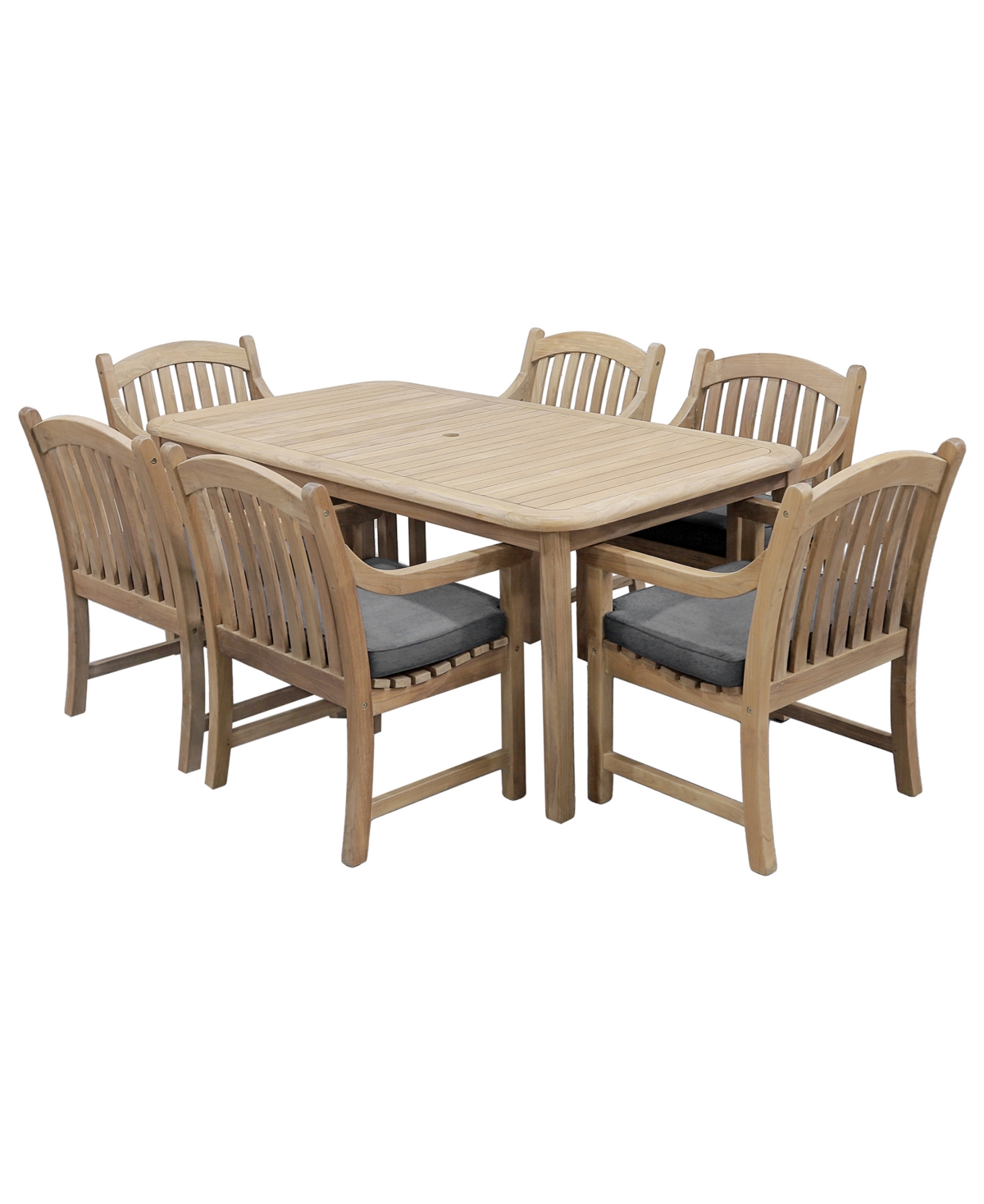 Click here for Bristol 118 Rectangle Extension Outdoor Dining Set... prices