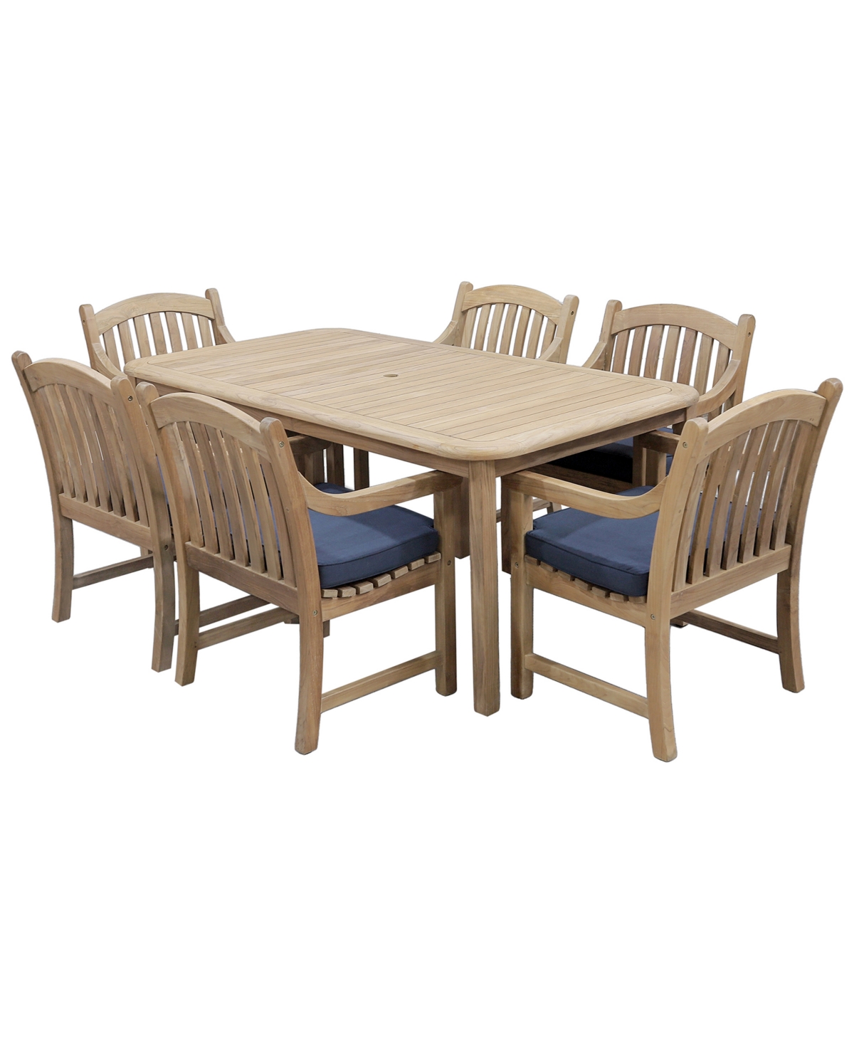 Click here for Bristol 118 Rectangle Extension Outdoor Dining Set... prices