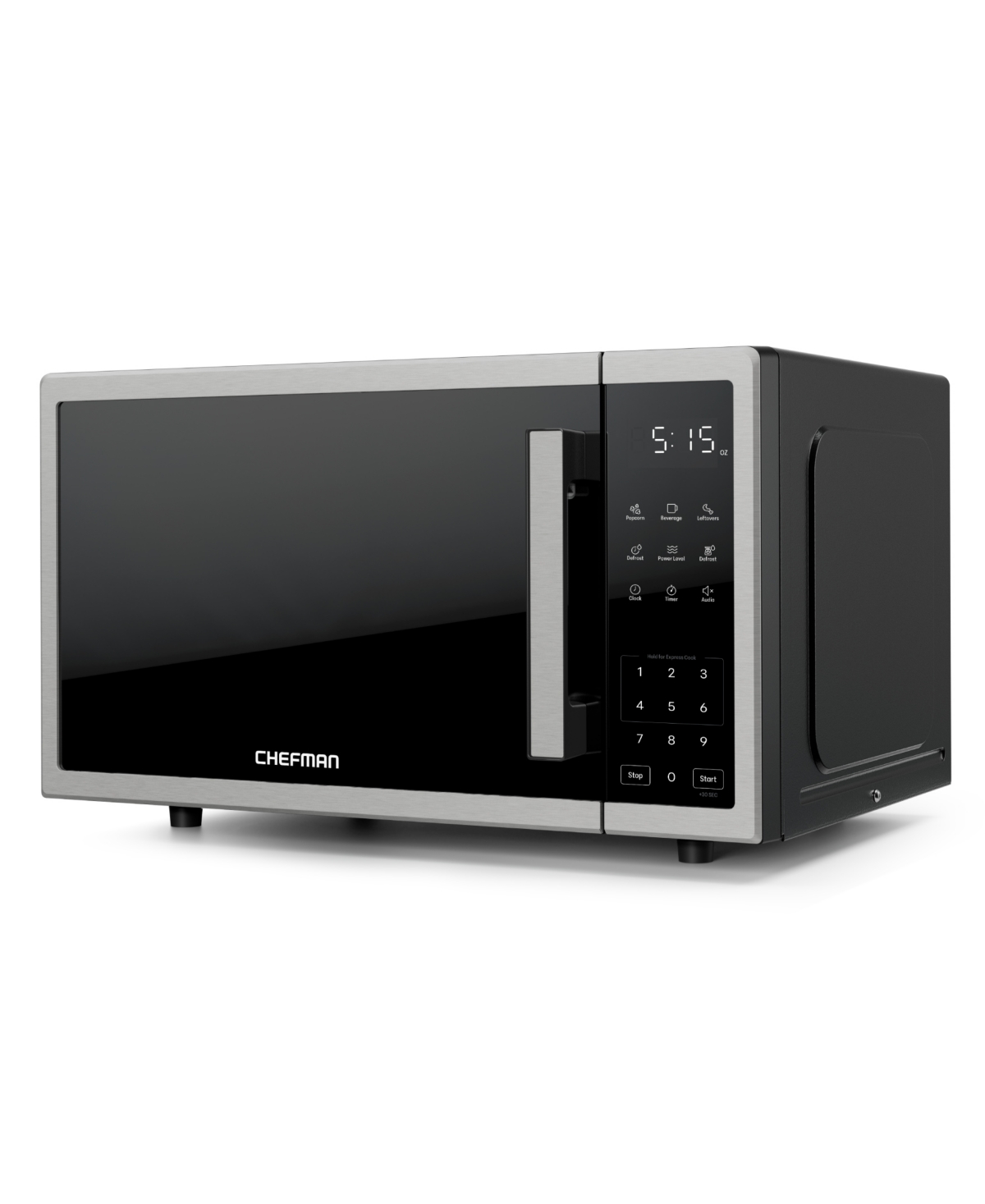 Click here for Chefman 1.1 cu. ft. Countertop Microwave Oven - Bl... prices
