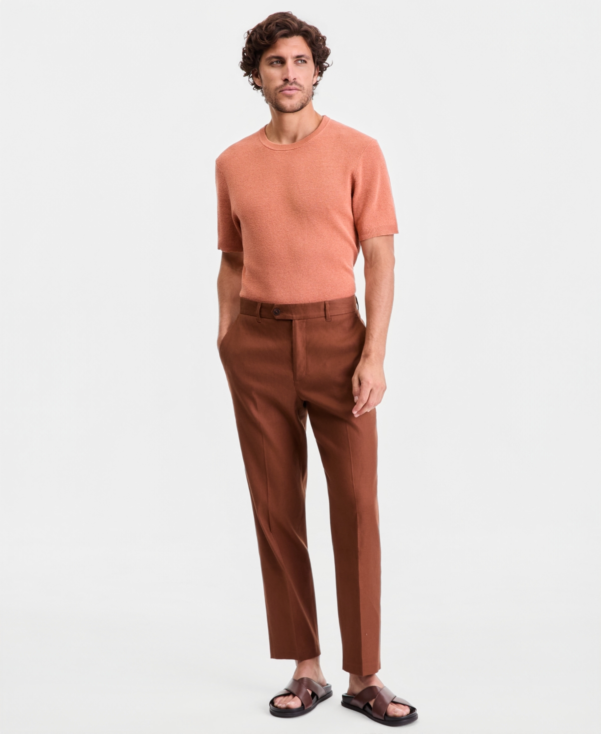Click here for Alfani Mens Tech Linen Pants  Macys Exclusive - Ne... prices