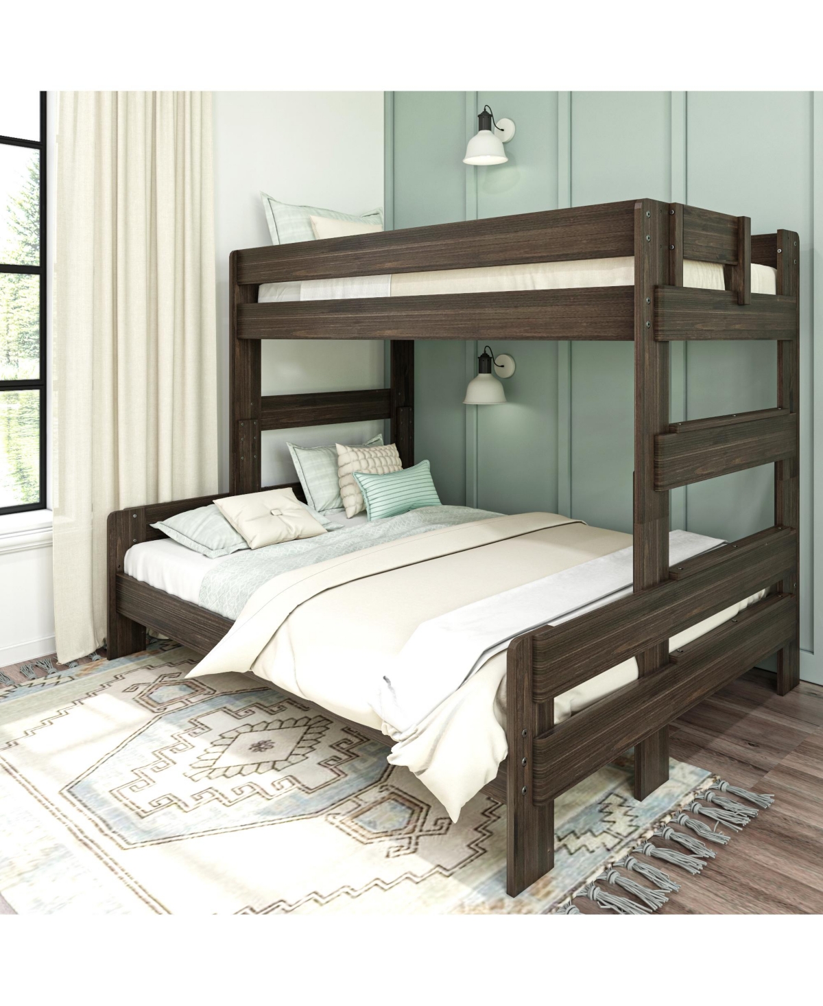 Click here for Max & Lily Solid Wood Bunk Bed  Modern Farmhouse P... prices