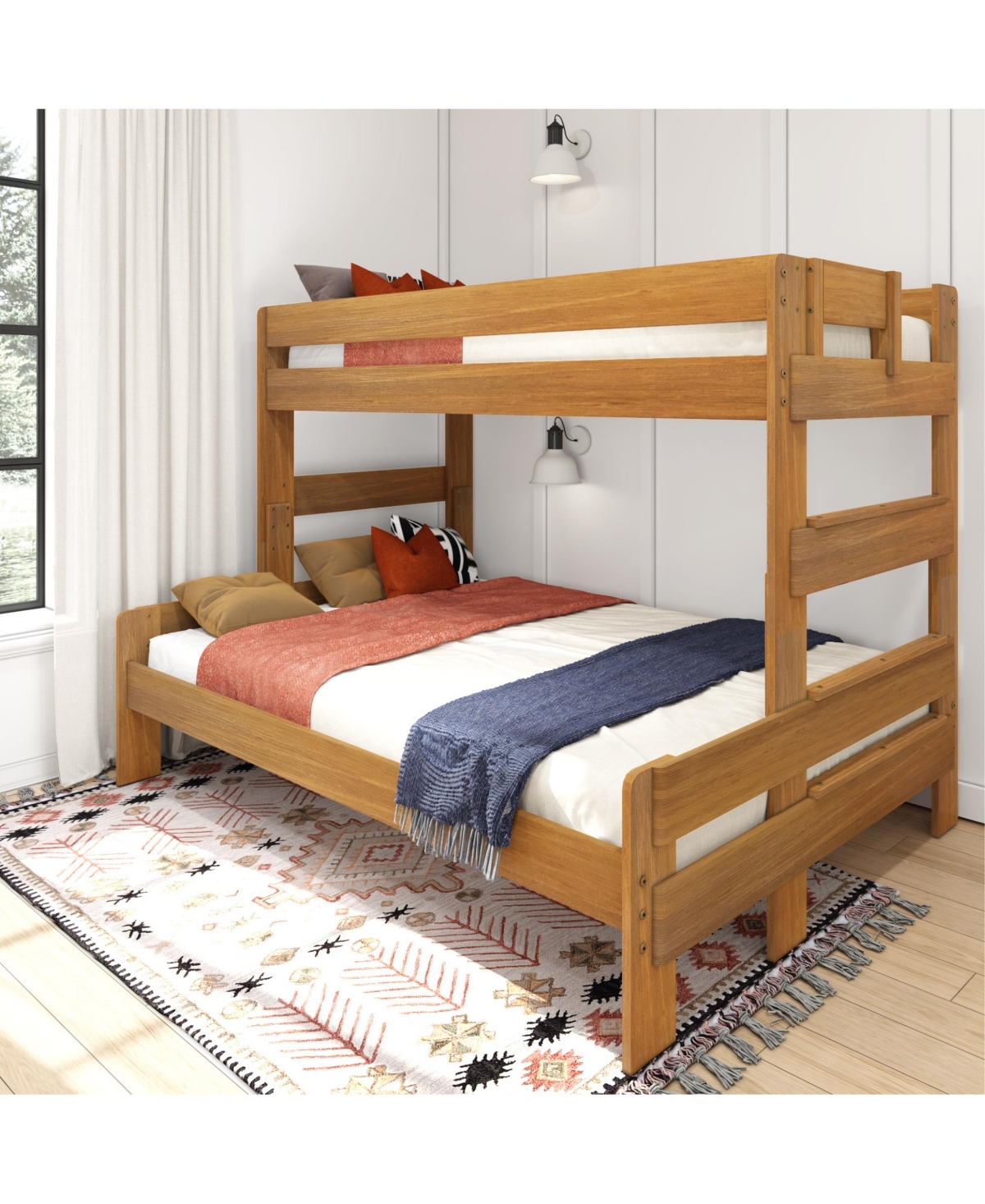 Click here for Max & Lily Solid Wood Bunk Bed  Modern Farmhouse P... prices