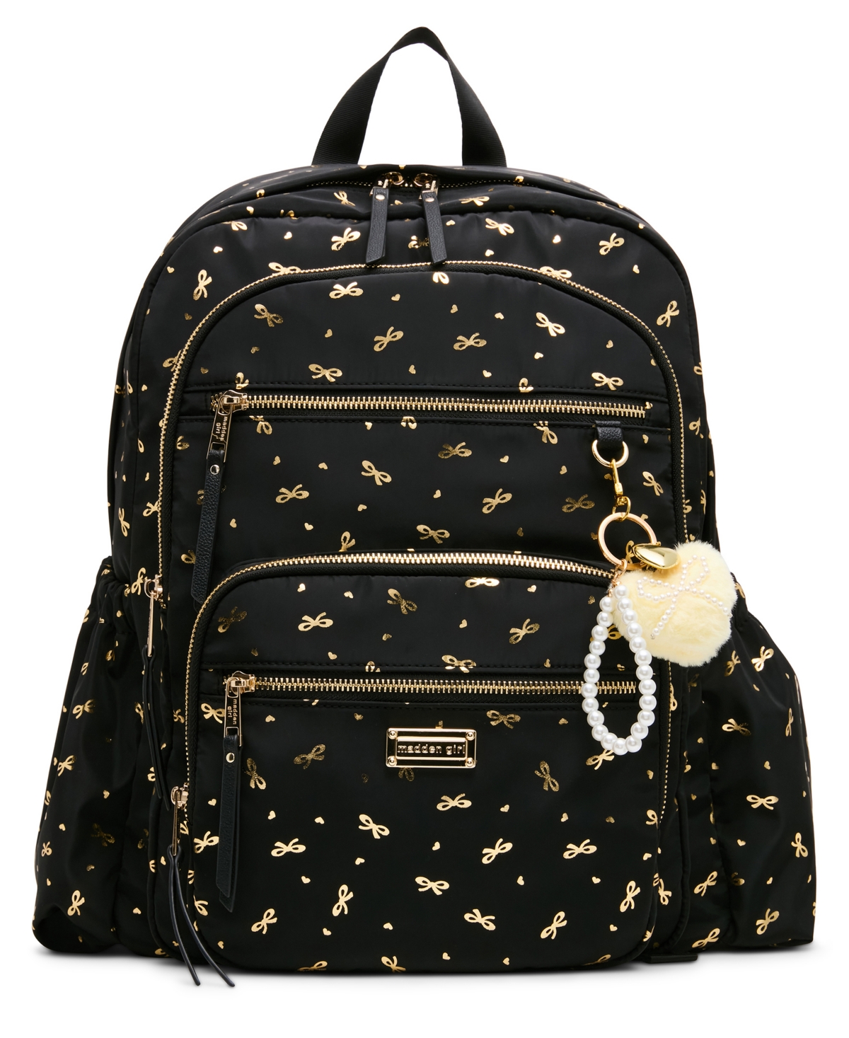 Click here for Madden Girl Storm Dome Medium Backpack - Gold Foil... prices