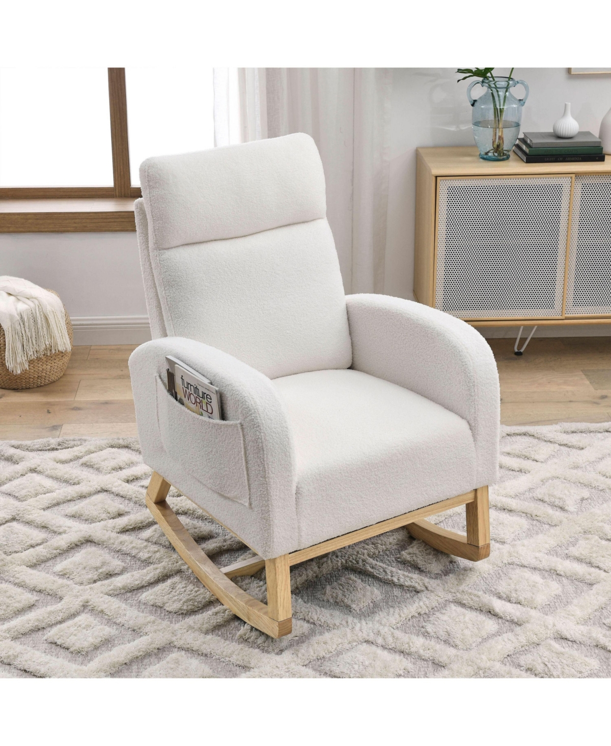 Click here for Flynama Welike 27.6W Modern Accent High Backrest R... prices