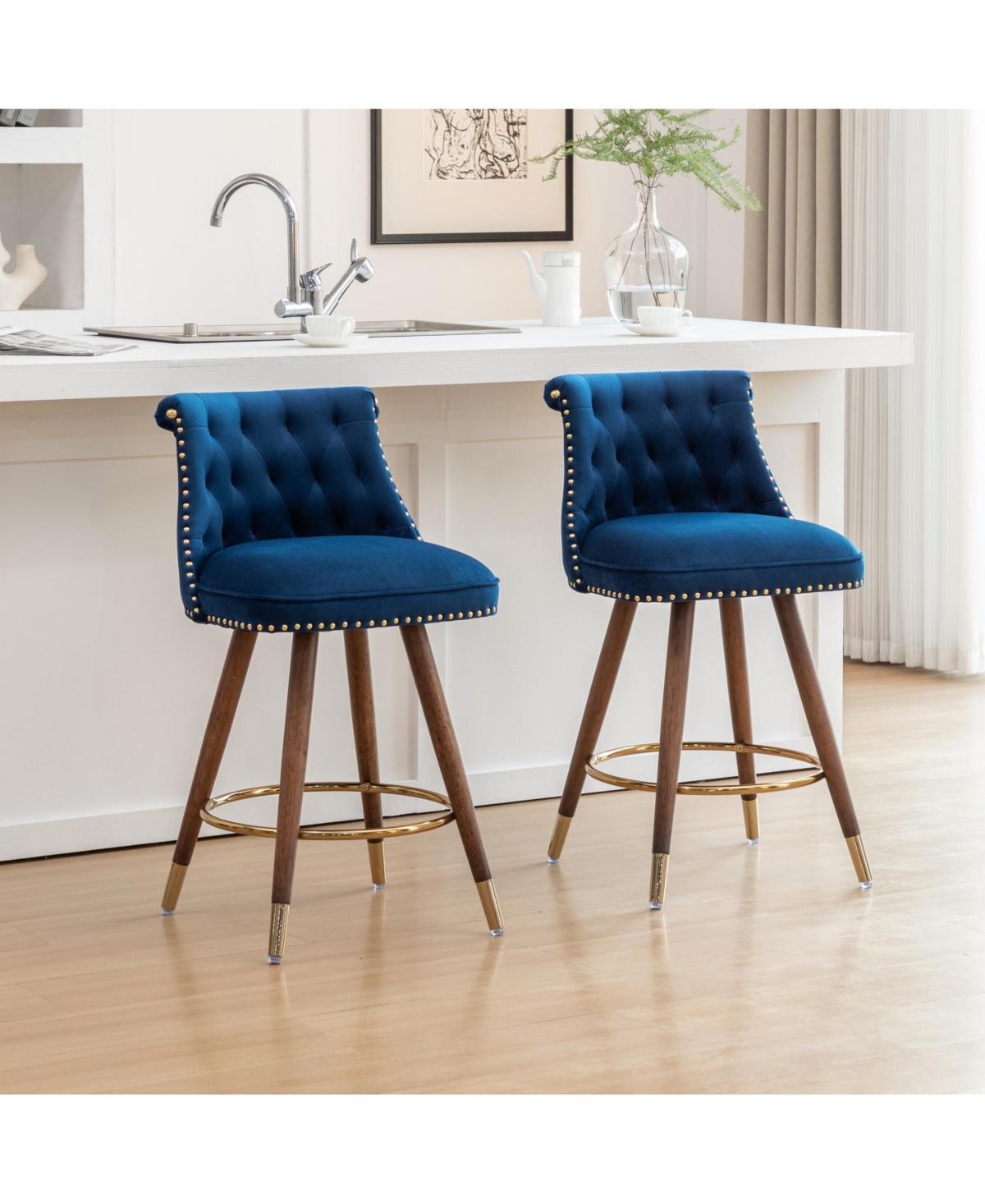 Click here for Rainsken Bar Stools Set of 2  Counter Height Chair... prices