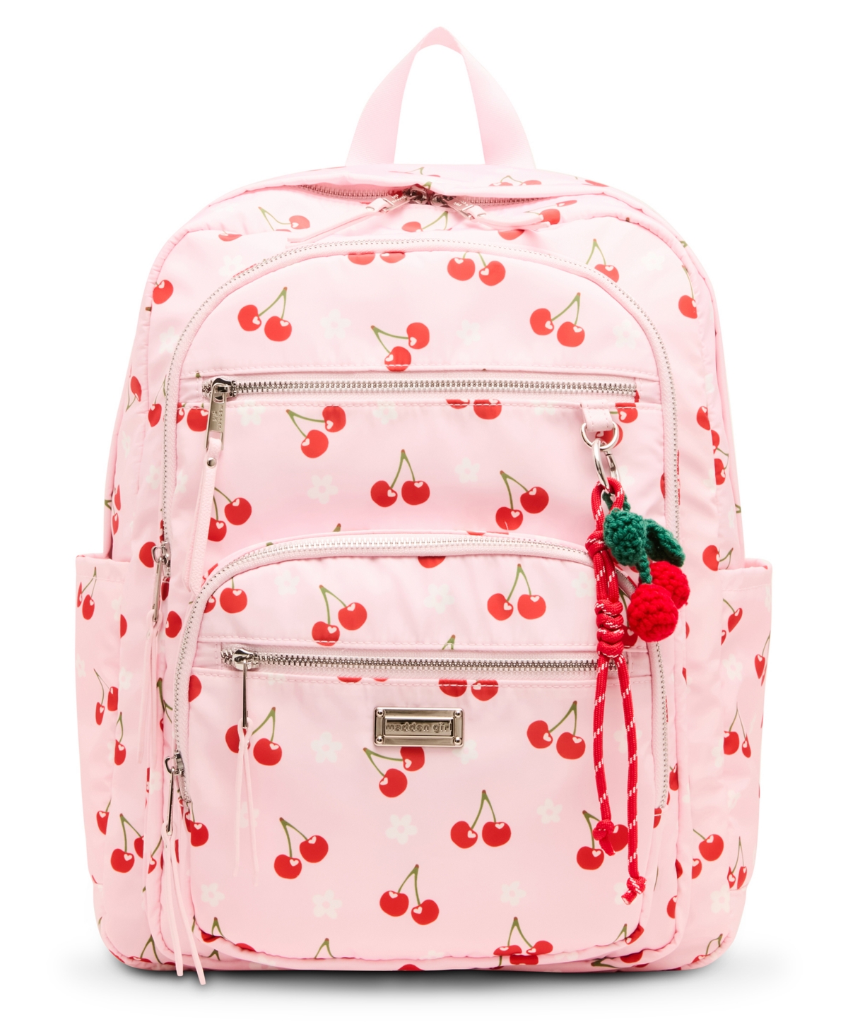 Click here for Madden Girl Storm Dome Medium Backpack - Pink Cher... prices