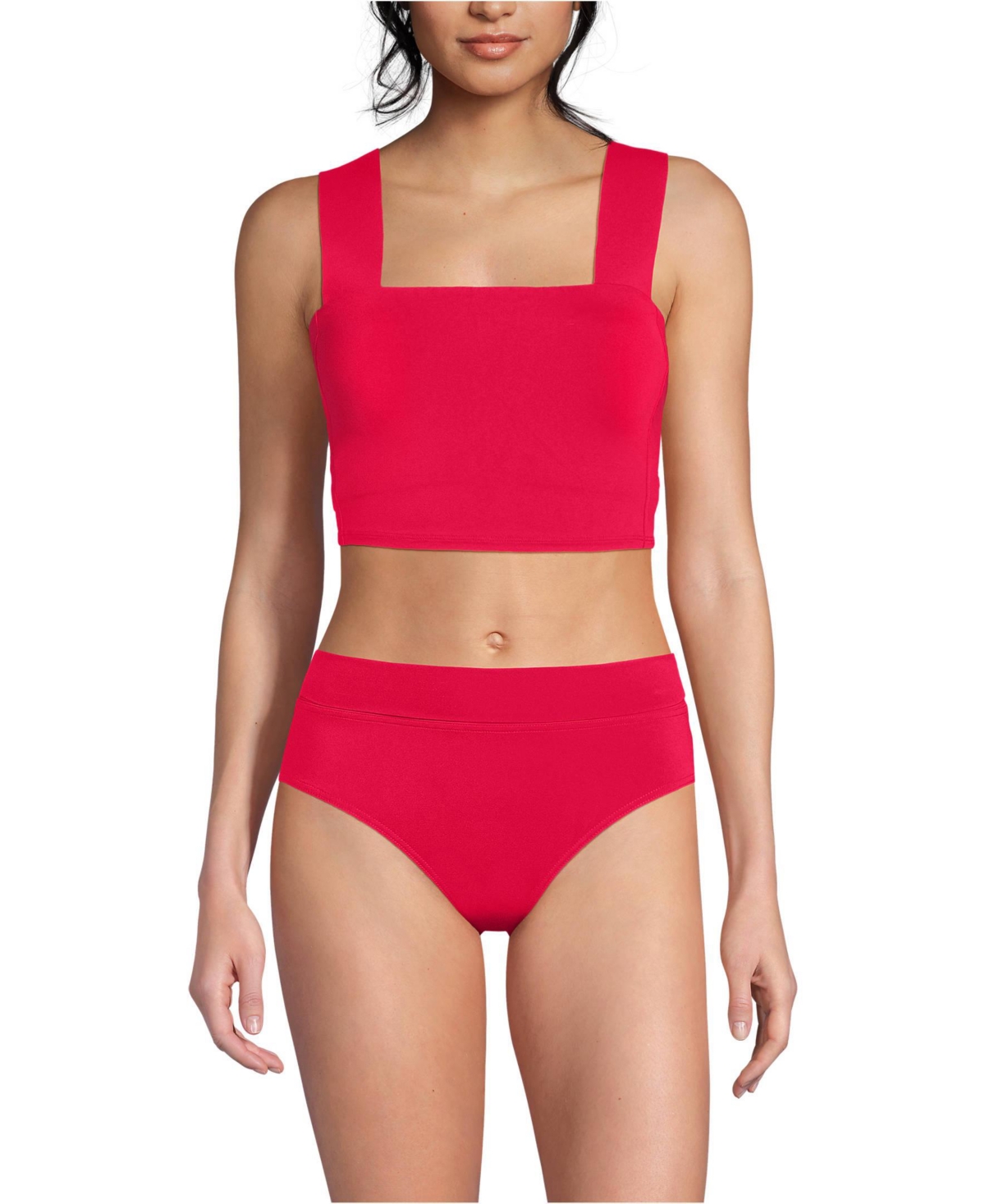 Click here for Lands End Womens Square Neck Midkini Top 16.75 - S... prices