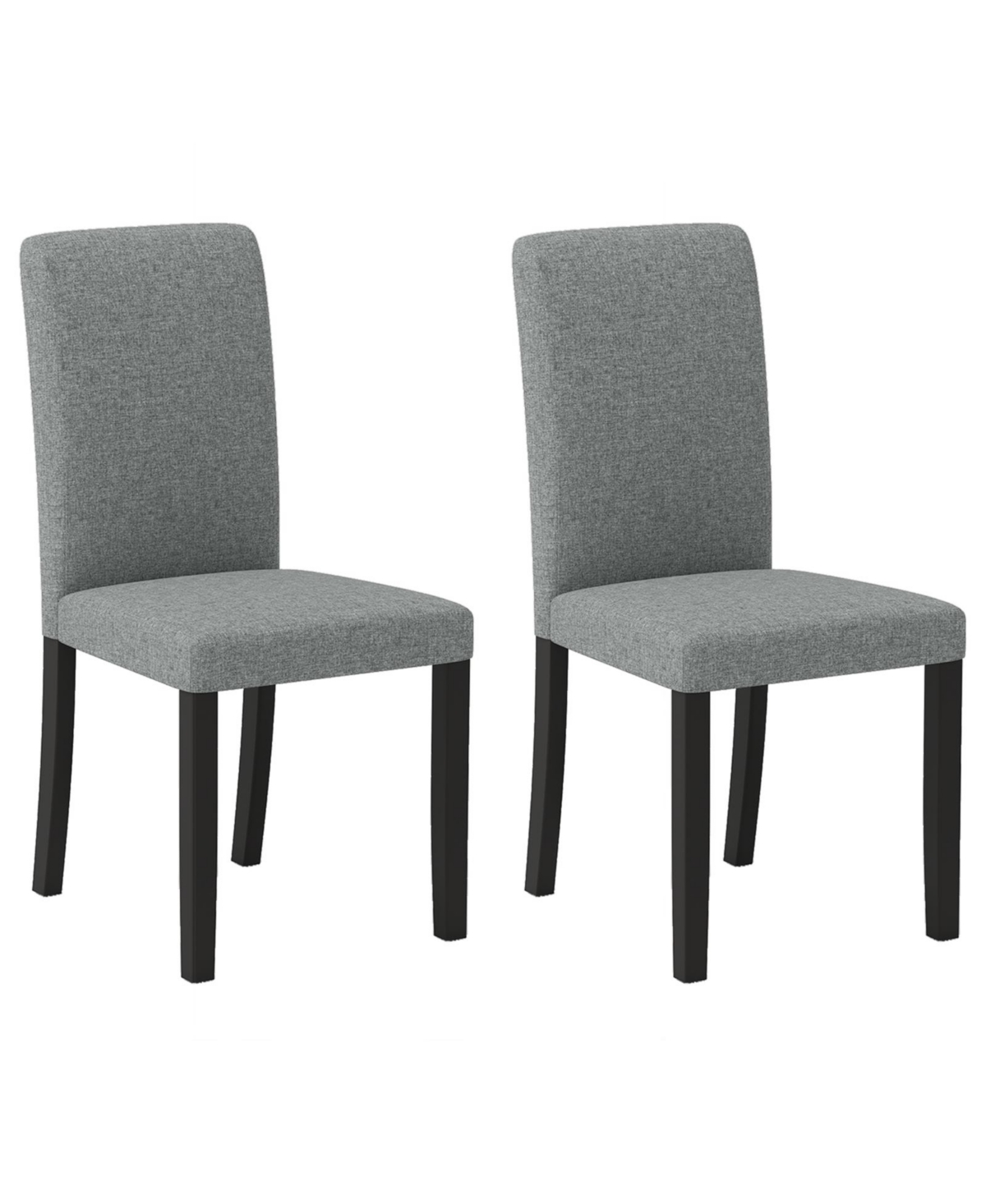 Click here for Gymax Dining Chair Set of 2 Mid-Century Modern Fab... prices
