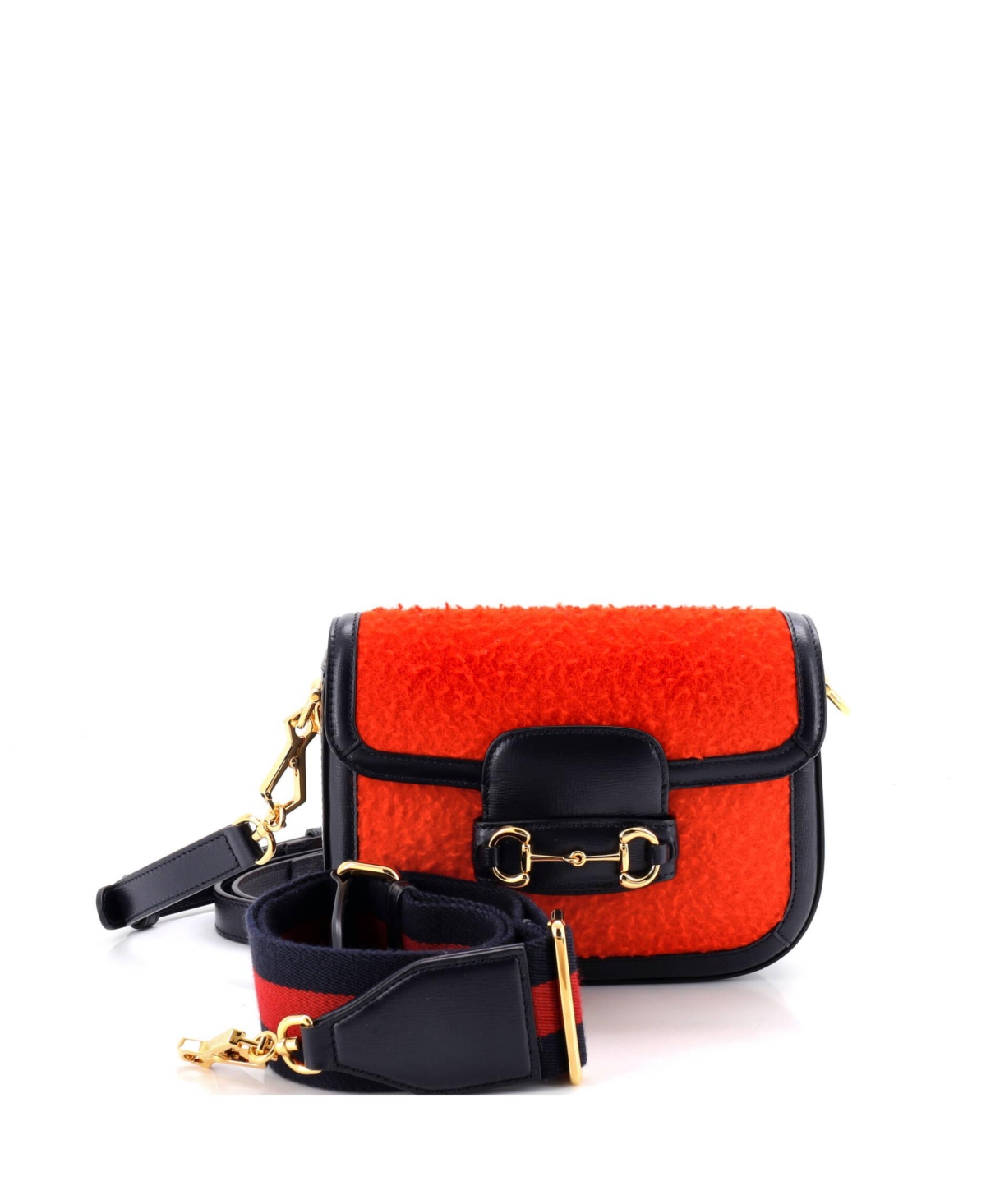 Click here for Pre-Owned Gucci Mini Horsebit 1955 Shoulder Bag Wo... prices