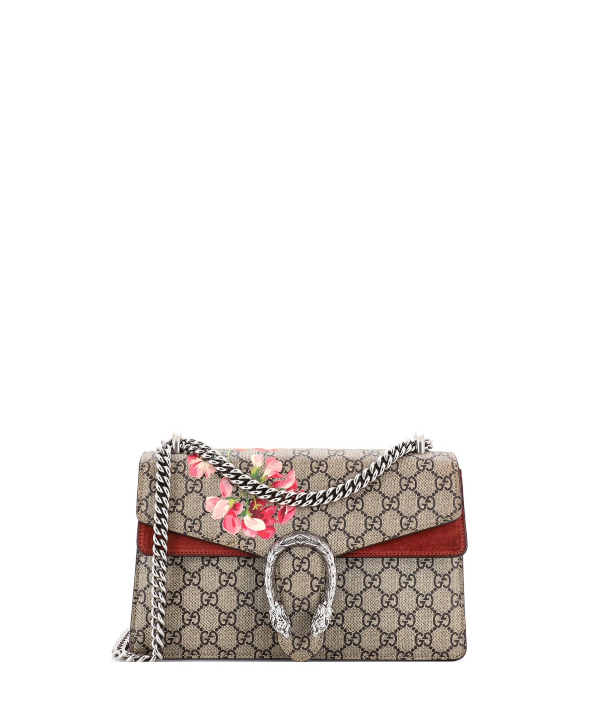 Click here for Pre-Owned Gucci Small Dionysus Bag Blooms Print Gg... prices