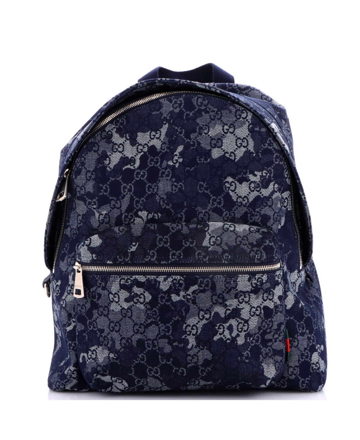 Click here for Pre-Owned Gucci Zip Front Pocket Backpack Camoufla... prices