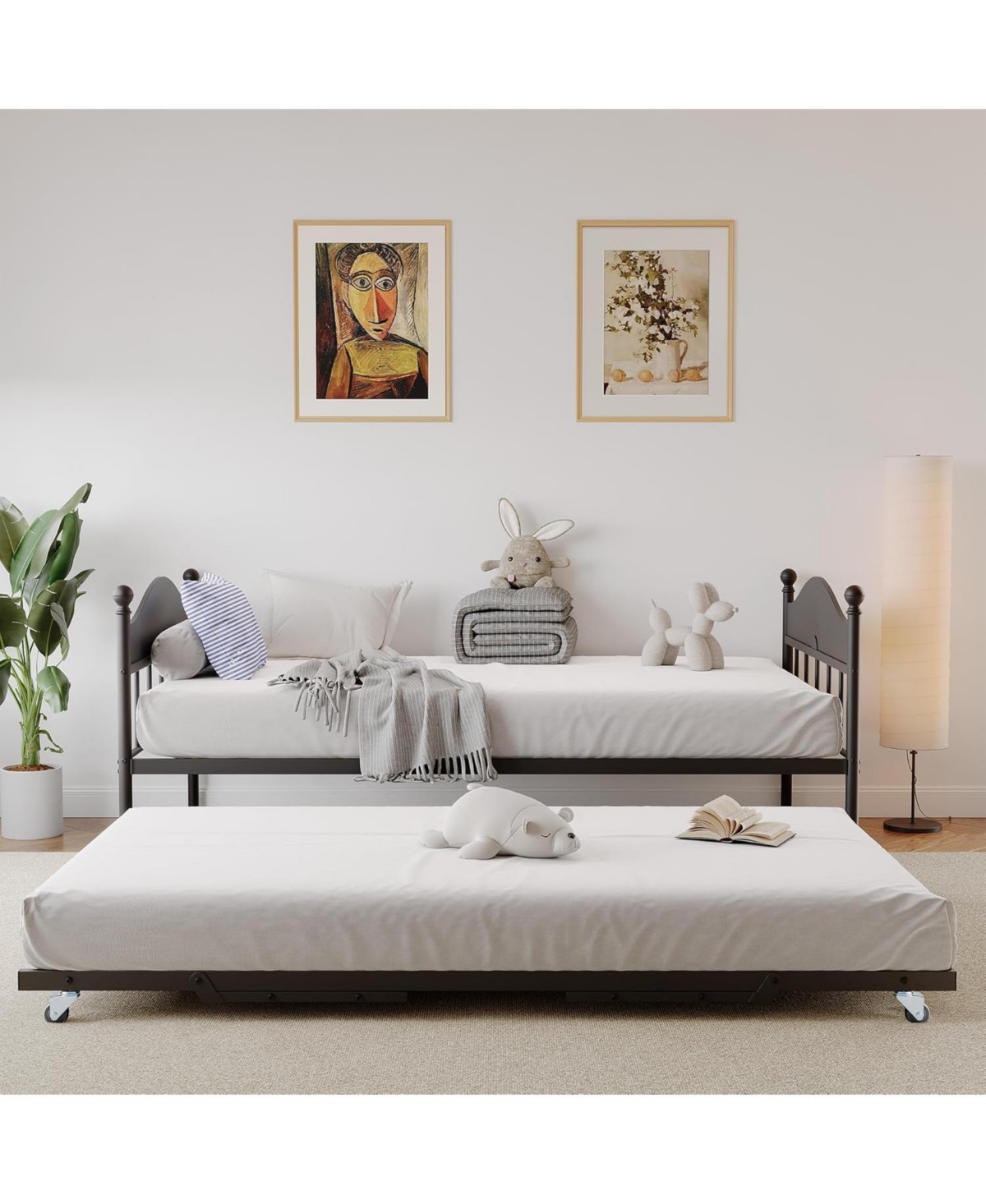 Click here for gaomon Metal Daybed with Optional Trundle and Styl... prices