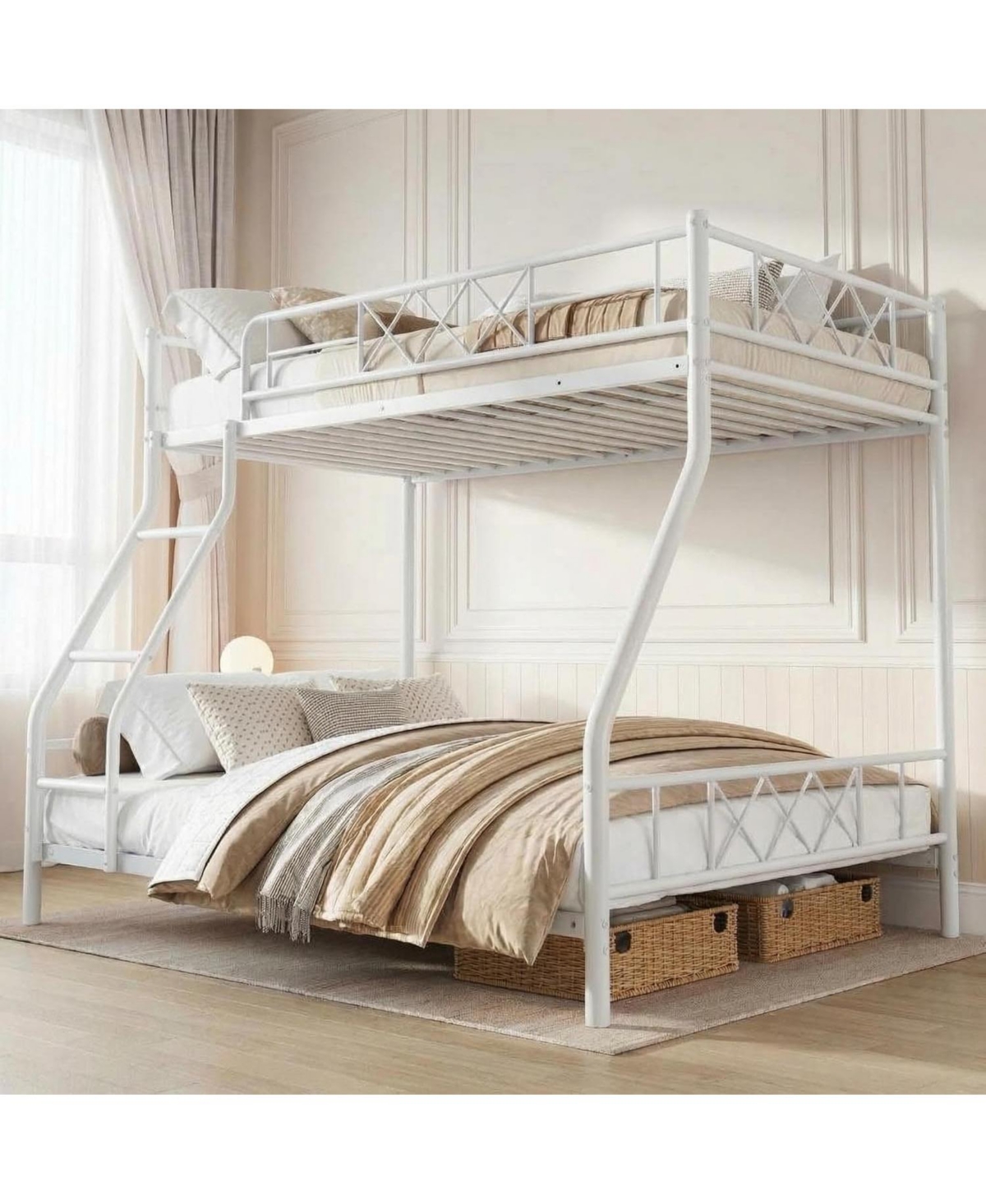 Click here for gaomon Bunk Bed Heavy Duty Metal with Ladder and S... prices